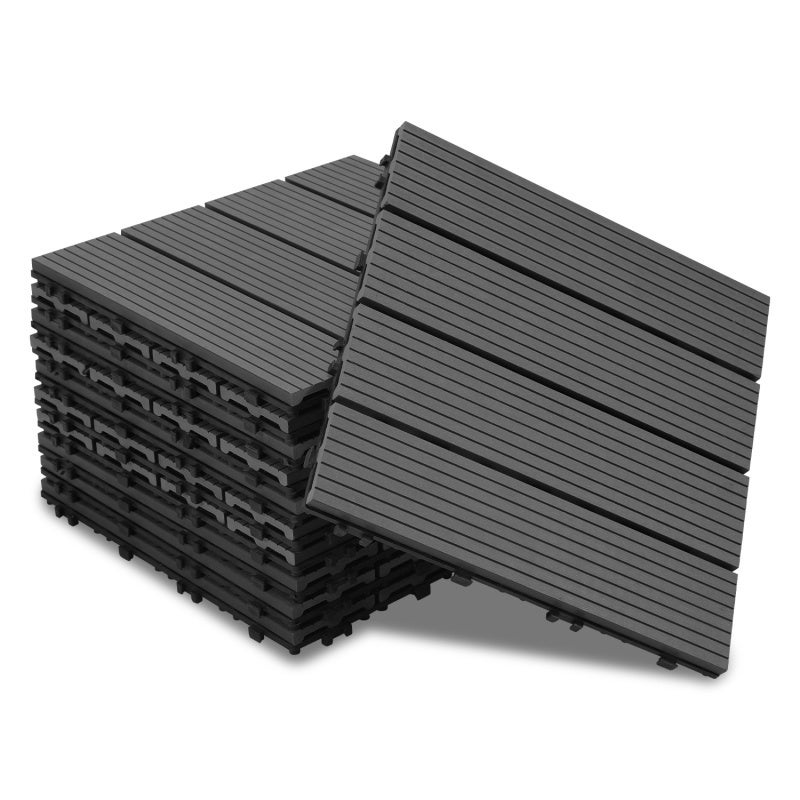 Piastrelle da terrazza WPC 30x30 cm, 44 pezzi, terrazza esterna ...