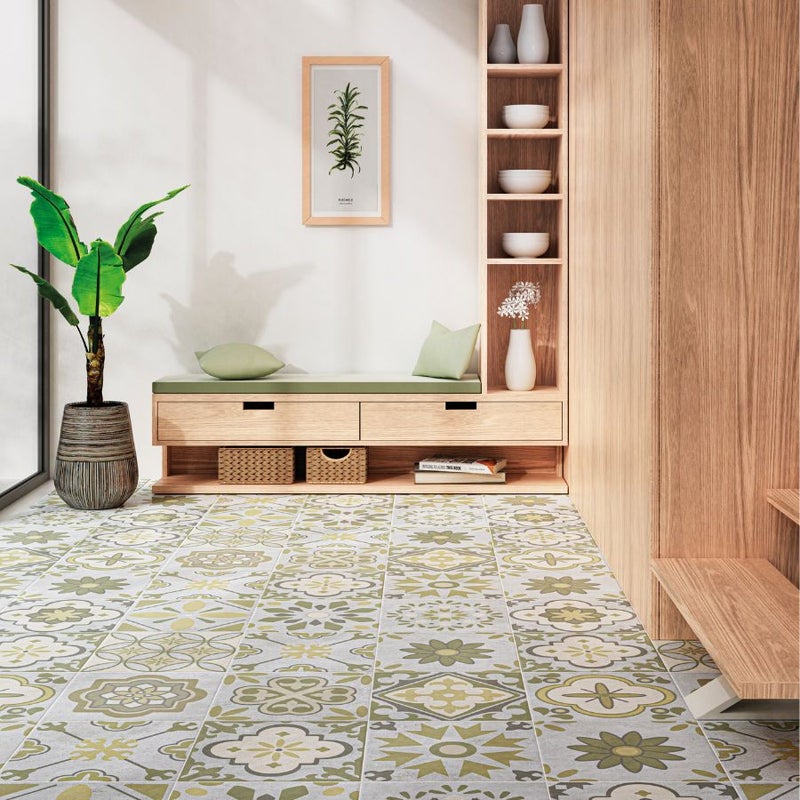 Carrelage Sol Mat CERTECA MONSERRATE Hydraulique Effet Carreaux de ...