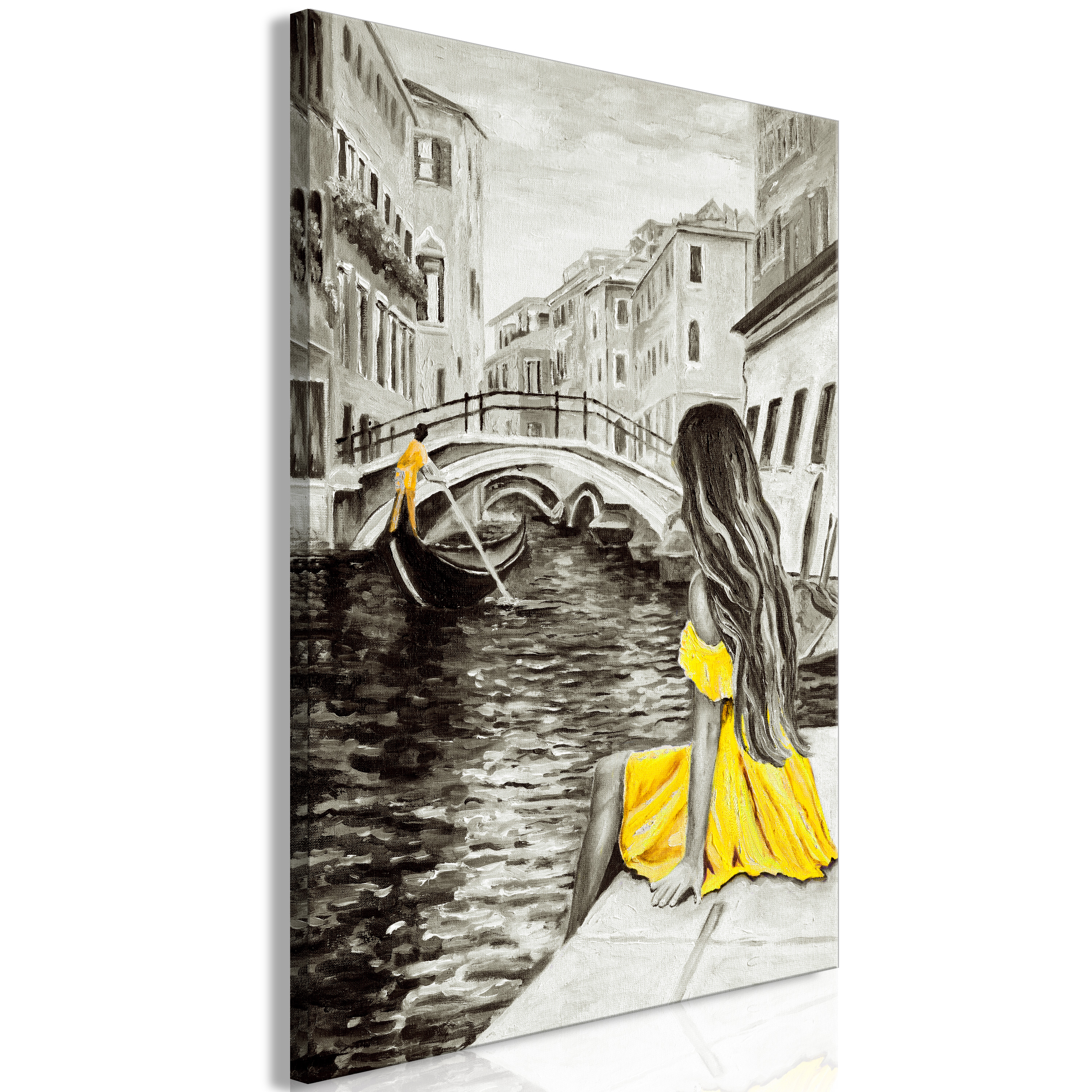 Tableau - Far Dreams (1 Part) Vertical Yellow [20x30] | Leroy Merlin