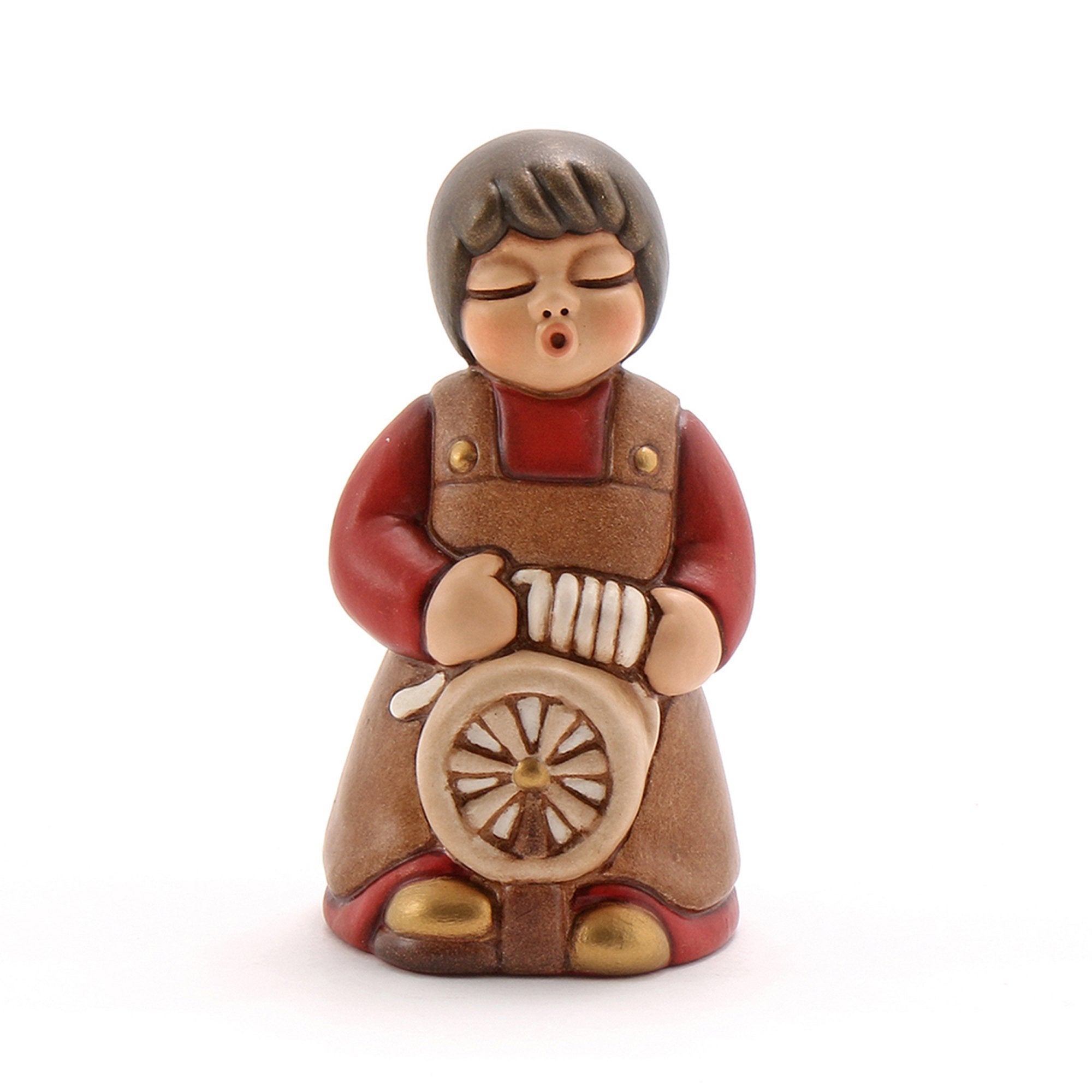 THUN® - Donna Tessitrice con Arcolaio - Versione Rossa - Statuine ...