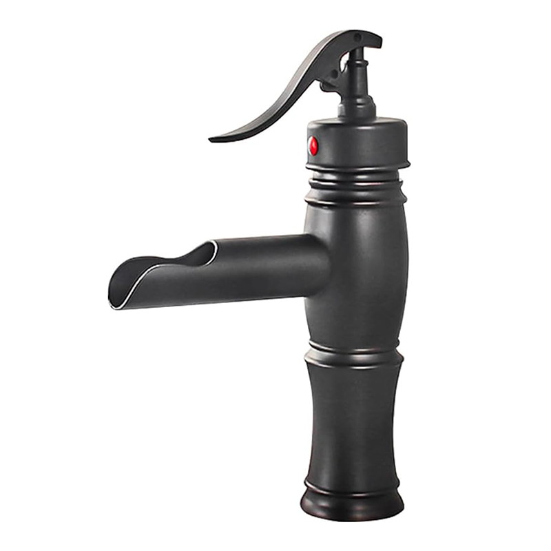Grifo monomando para lavabo en cascada, grifo clásico de baño de un ...