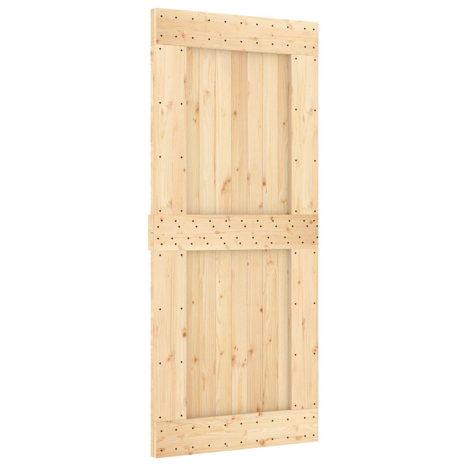 Porte NARVIK Naturel 90 x 210 cm Bois de pin massif | Leroy Merlin
