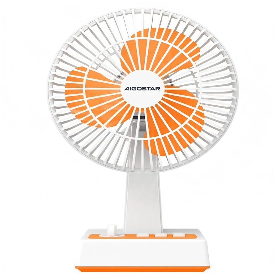 Ventilador de escritorio de 8 pulgadas con 3 aspas, 3 velocidades, USB ...