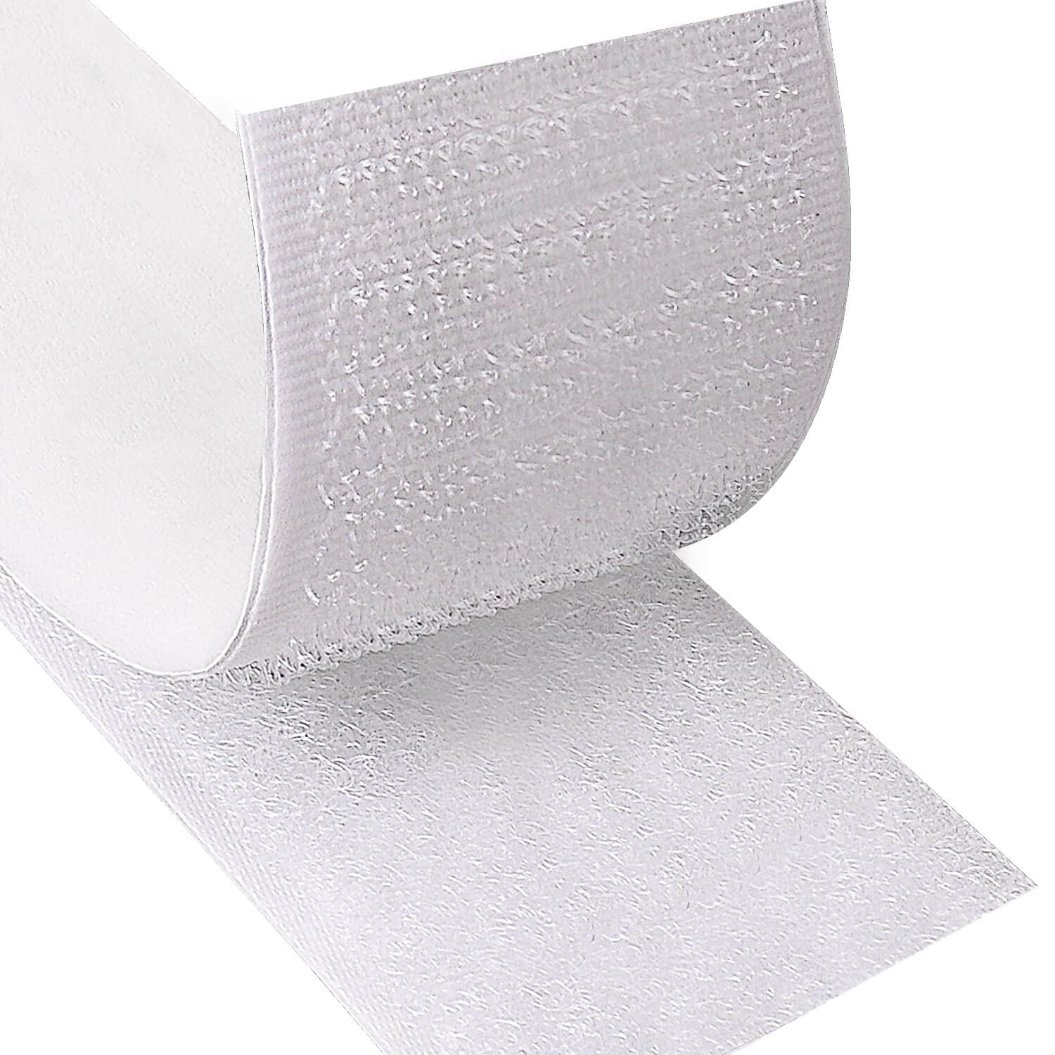 Ruban Velcro auto-adhésif de 5 m, 50 mm de large (50 mm x 5 m, blanc ...
