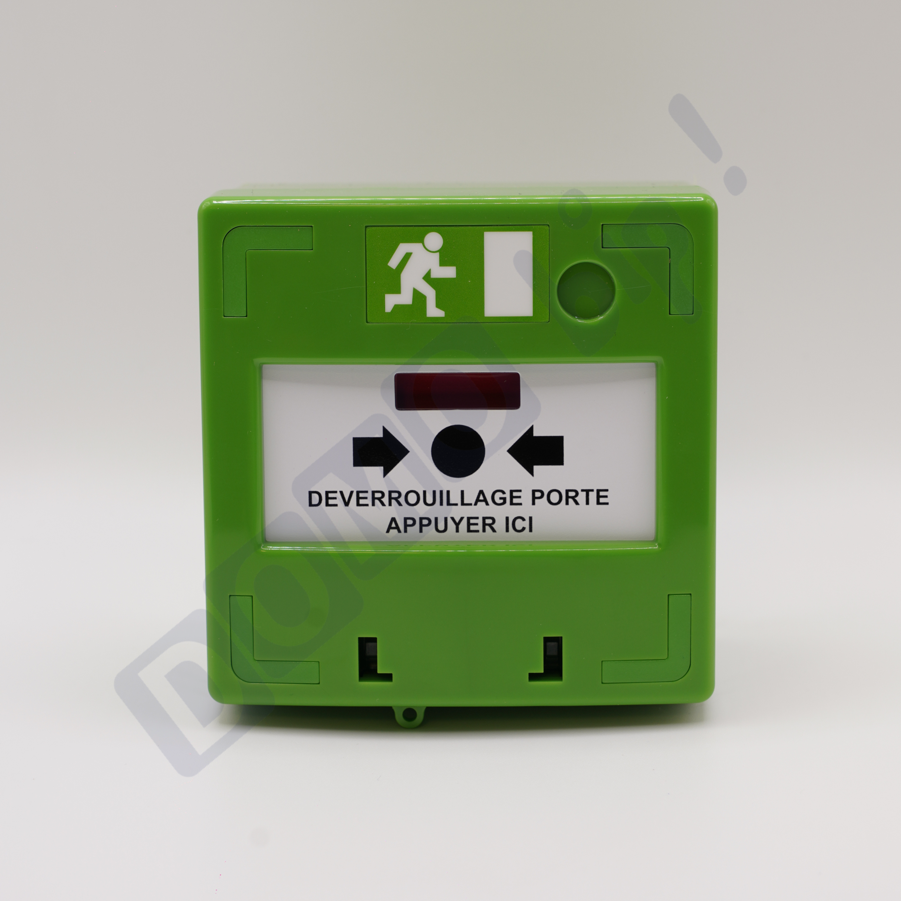 IZYX SYSTEMS - Déclencheur manuel vert à réarmement en façade 3 ...