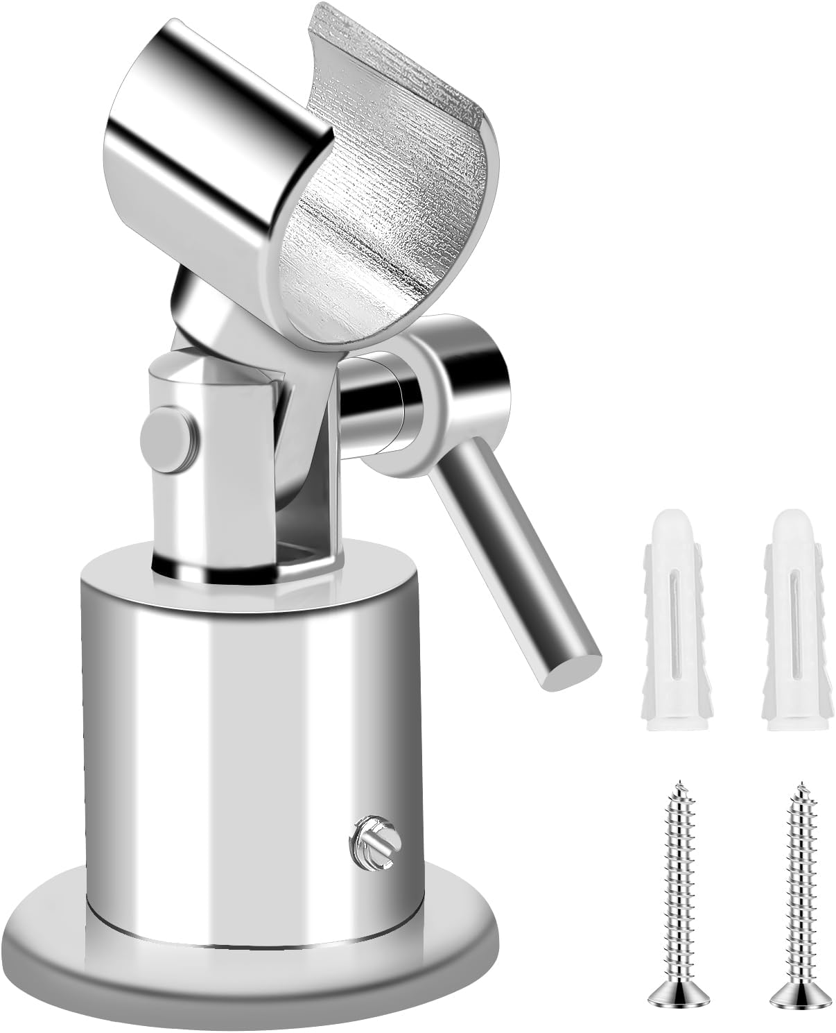 Support de douche à 180 degrés, support de pommeau de douche en métal ...