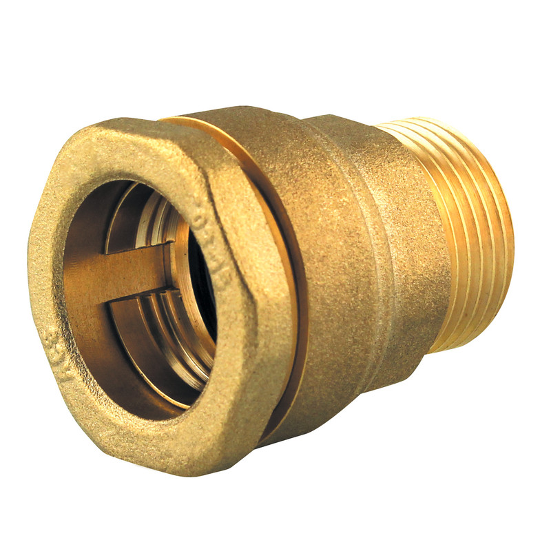 Raccord laiton fileté mâle pour tube PE Ø25x1/2" | Bricoman