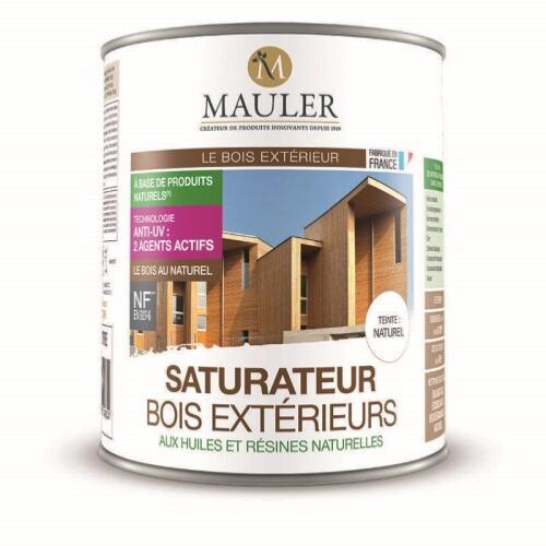MAULER Saturateur bois extérieurs aux huiles et résines naturelles 1L | Leroy Merlin