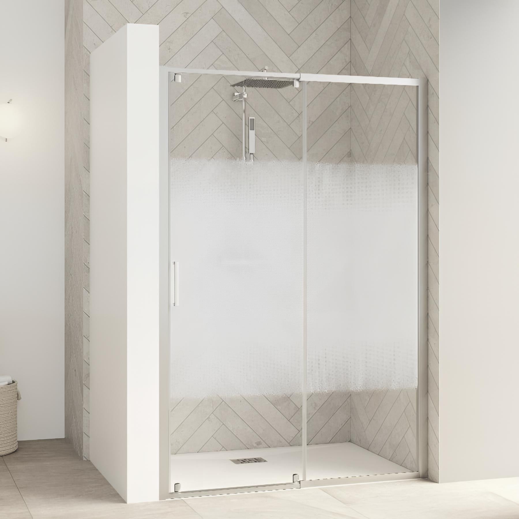 KINEDO SMART DESIGN 3V Puerta de ducha sin umbral ancho 1,20m alto 2 ...