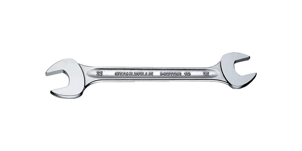 STAHLWILLE Clé à fourche MOTOR 10 12 x 14 mm longueur 170 mm chromé ...