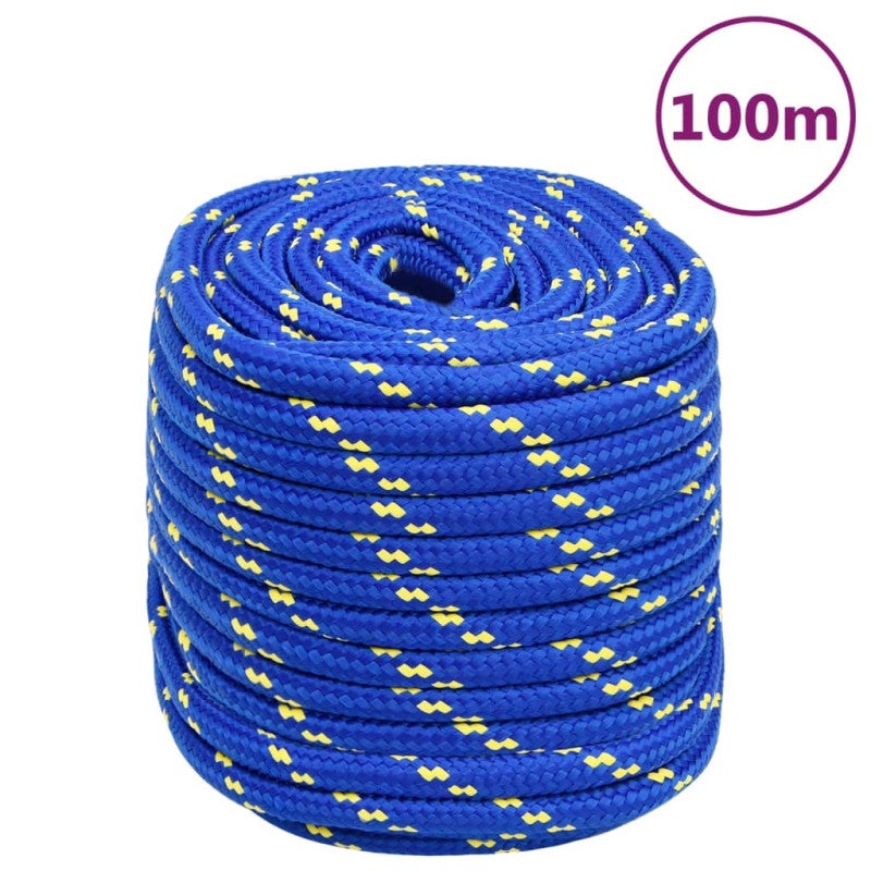 Corde de bateau Bleu 18 mm 100 m Polypropylène | Leroy Merlin