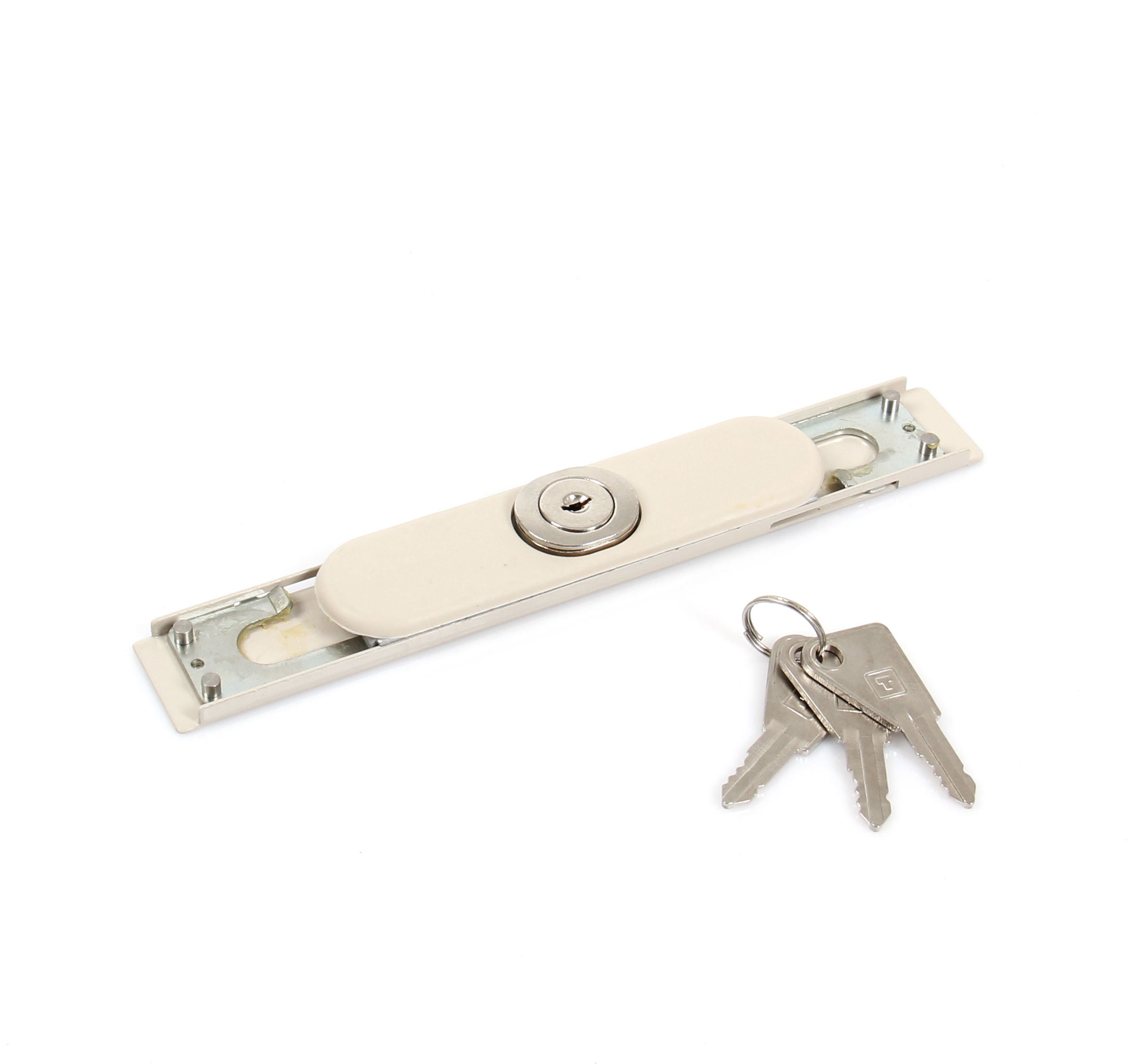 Serrure de volet laquée AVOSDIM avec cache plastique - Beige | Leroy Merlin