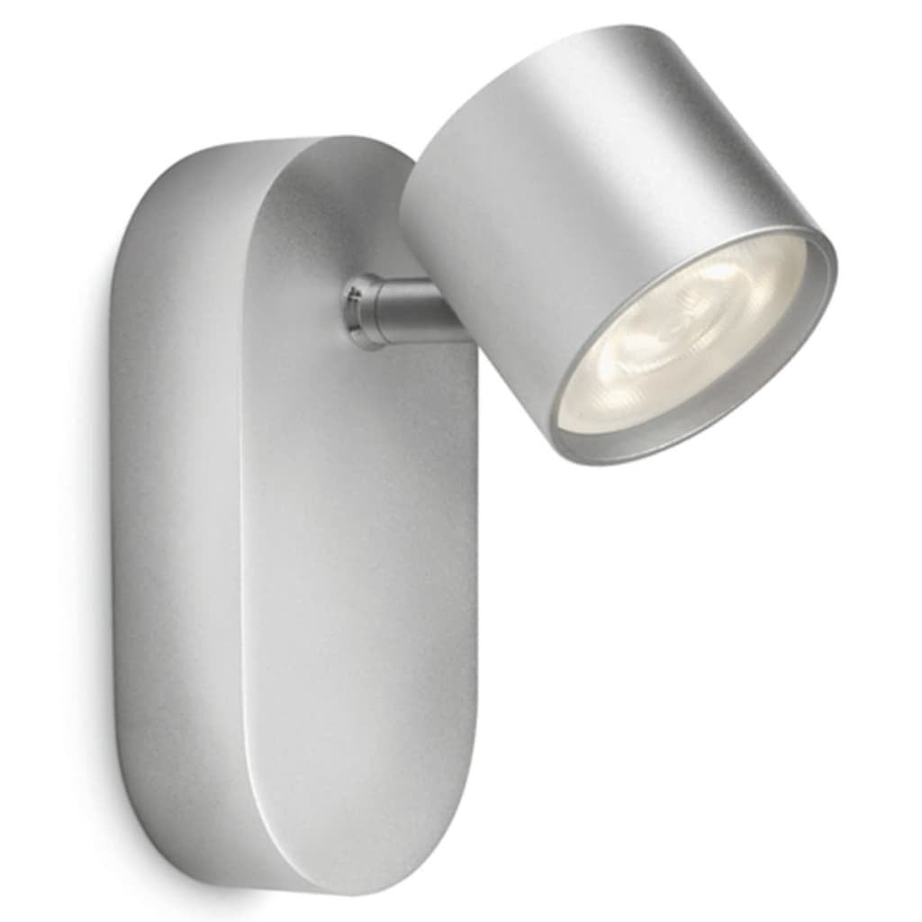 - Spot chambre Star LED H8 cm - Gris Philips | Leroy Merlin