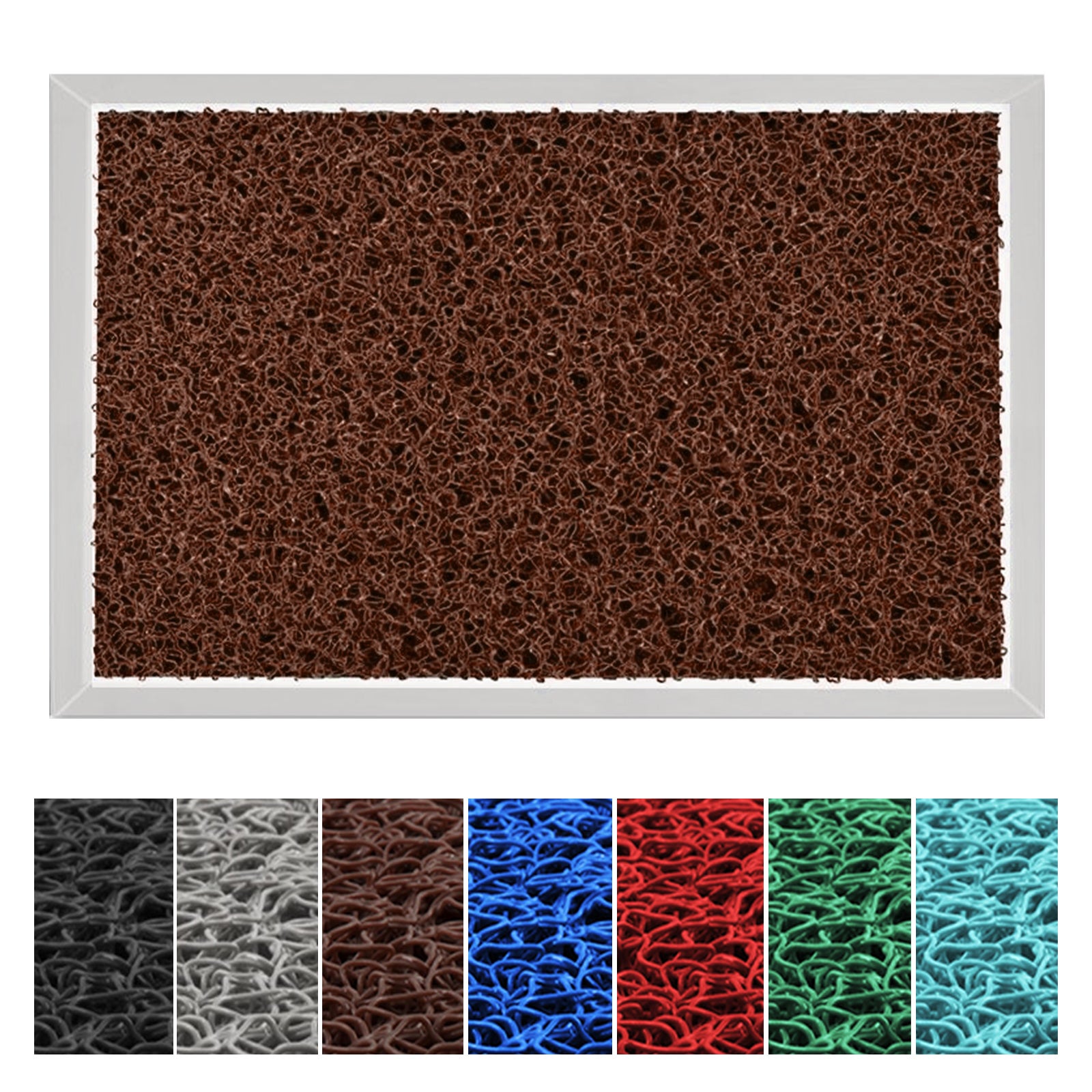KARAT >Paillasson en aluminium Hygienic Mat Résistant aux UV Marron 68 ...