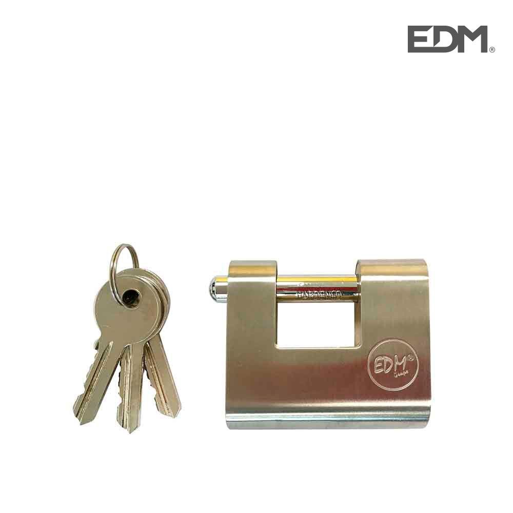 Candado de Latón Reforzado de Seguridad 50,5x48,5x20mm Blíster EDM ...