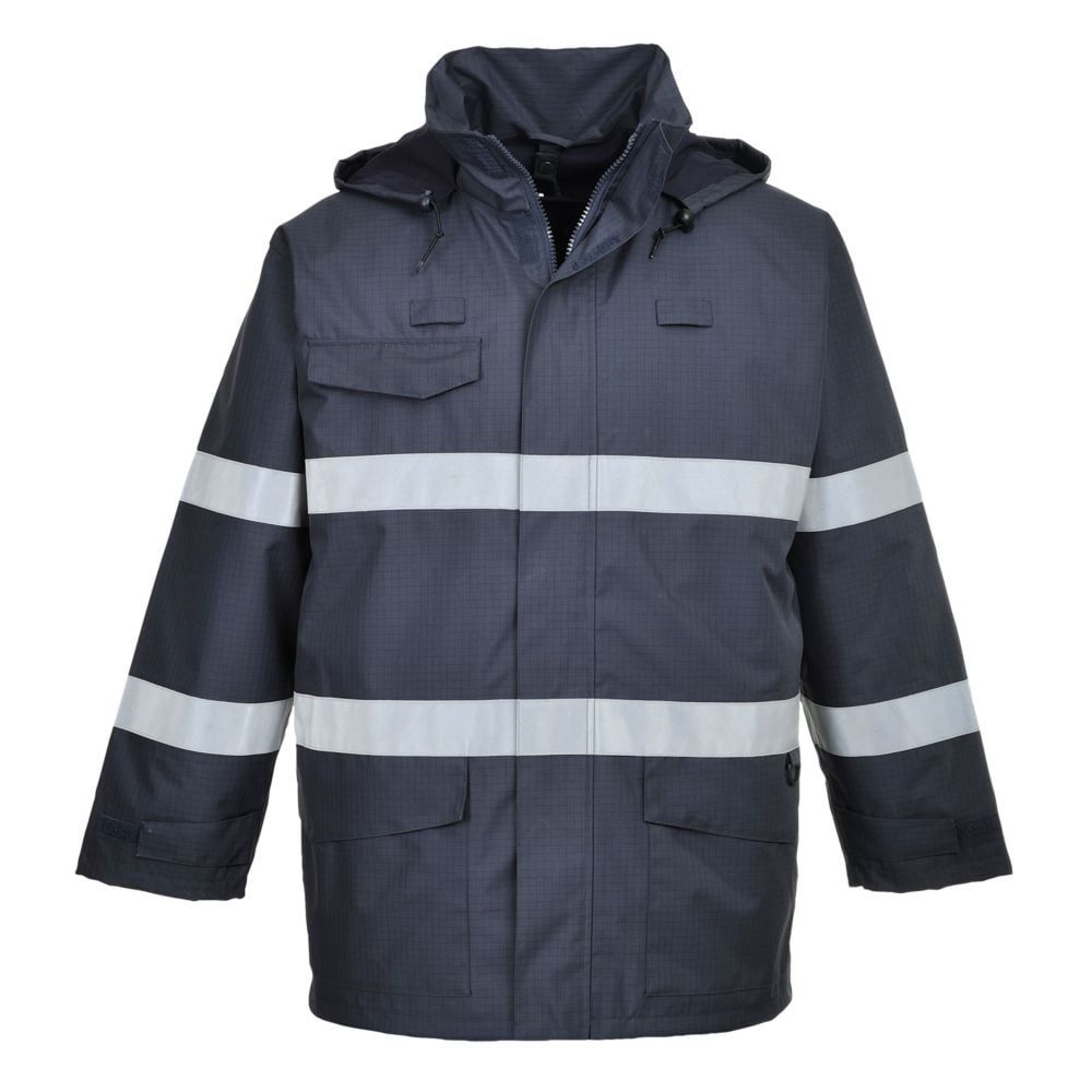 Chaqueta Bizflame Rain Multi Protection azul marino PORTWEST XXXL Azul ...
