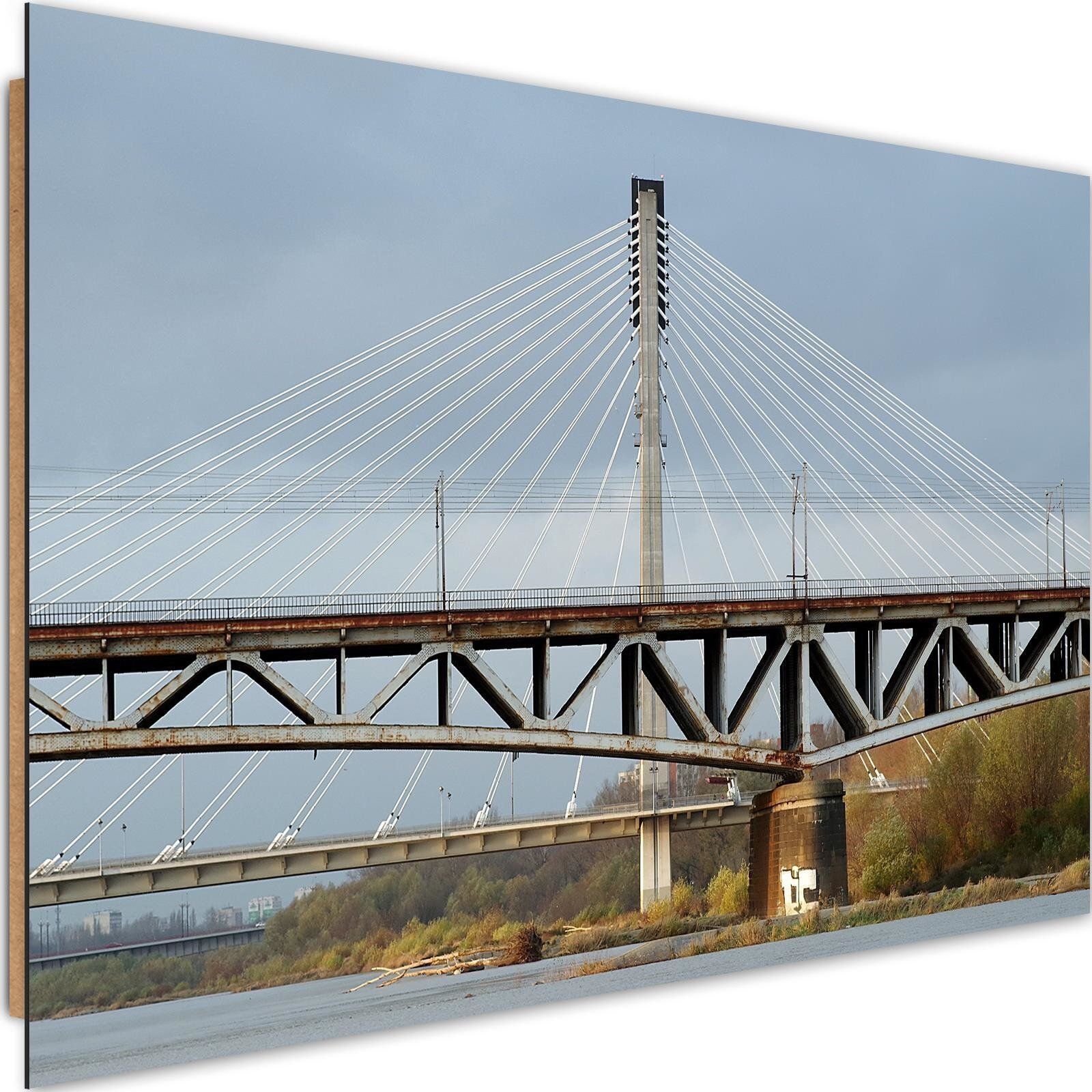 Tableau Pont De Fer En Bois Leroy Merlin