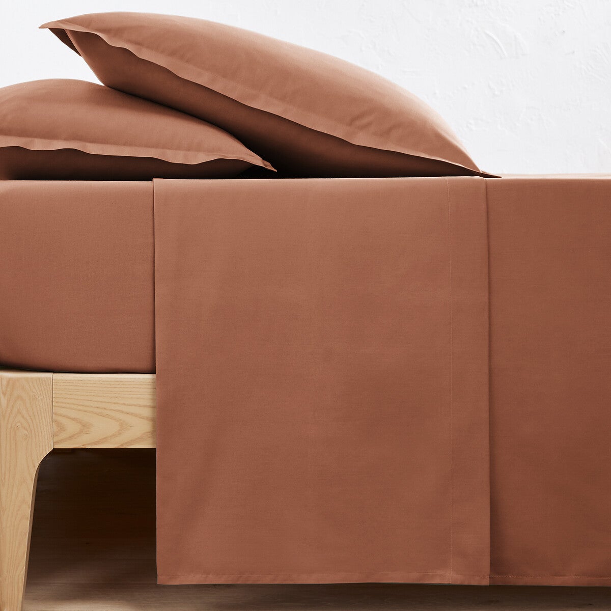 Drap plat uni percale de coton Scenario - Mauve - 150 x 250 cm | Leroy ...