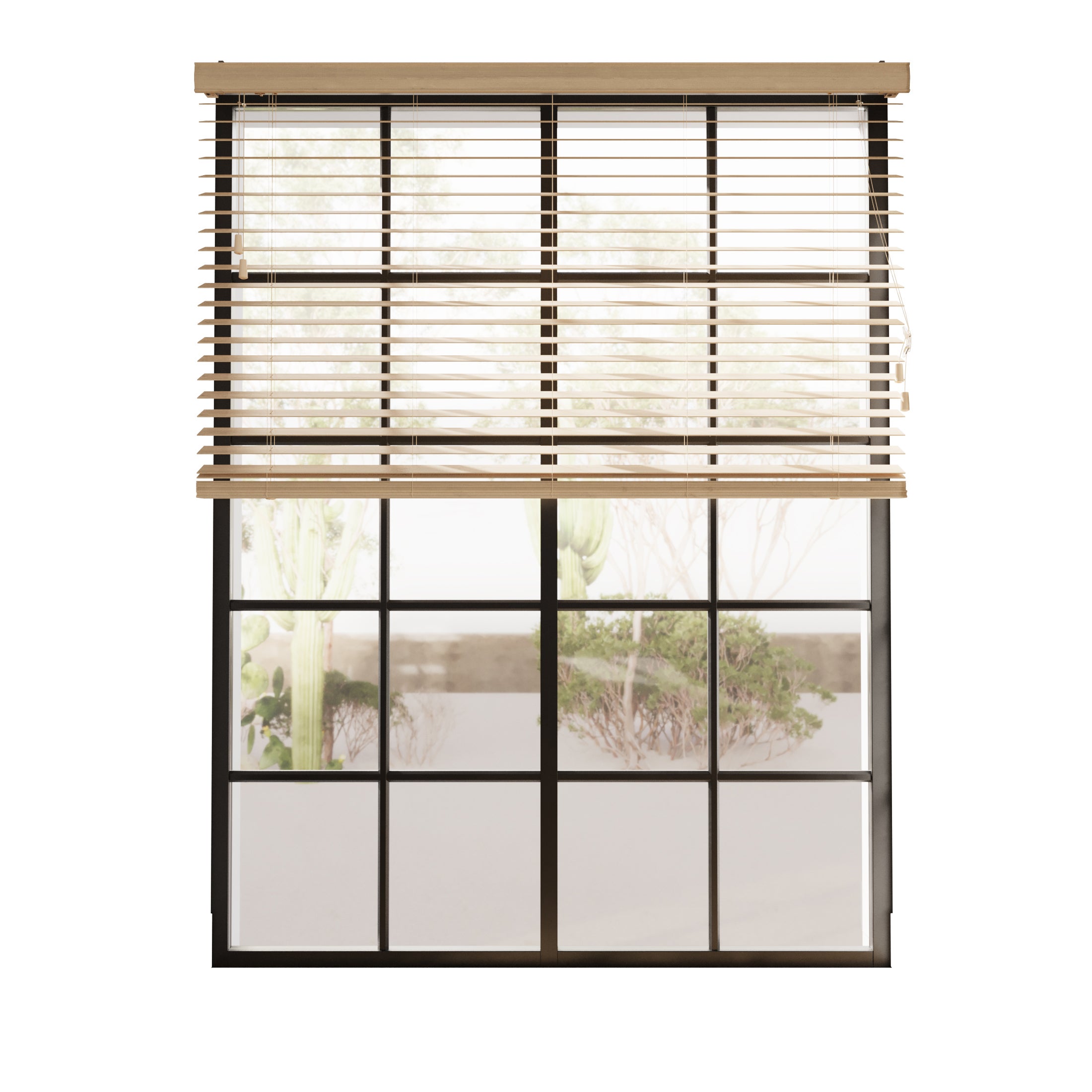 Cocoon stores vénitiens intérieurs bambou (Bois naturel, 120 x 130 cm ...