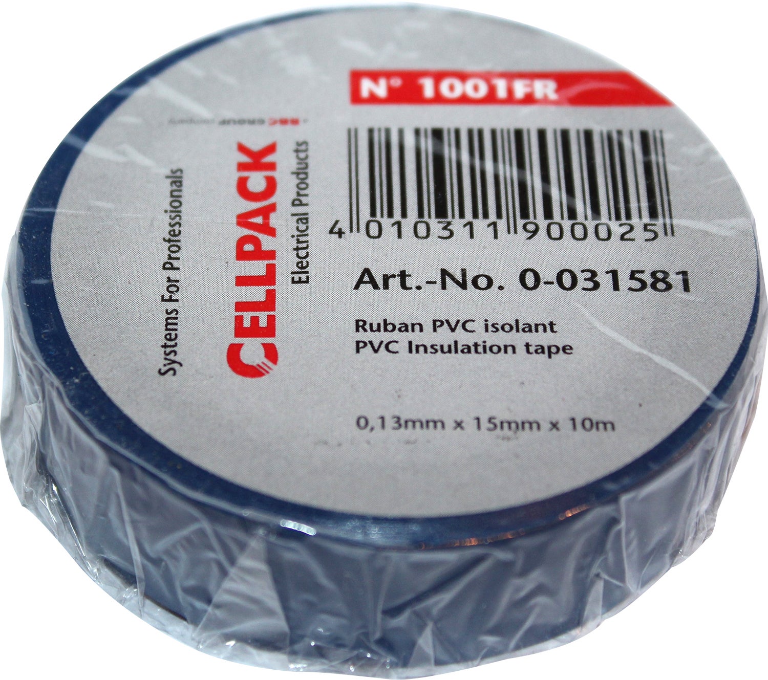 Rollo de cinta adhesiva 15mmx10m - Azul | Leroy Merlin