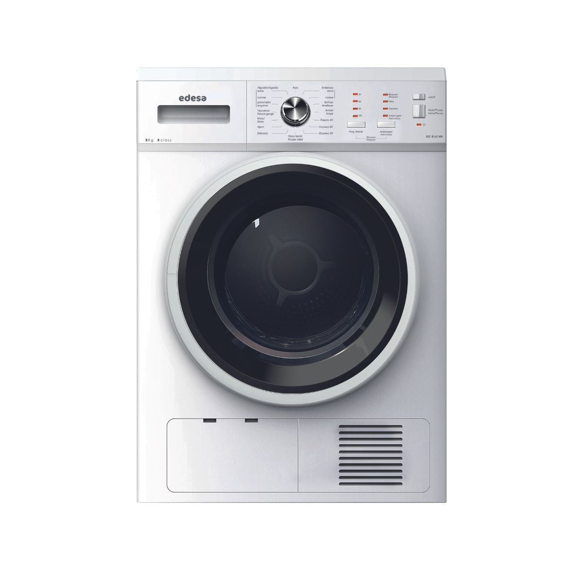 Secadora Condensación EDESA 8 kg. Clase B ESC-8161WH | Leroy Merlin
