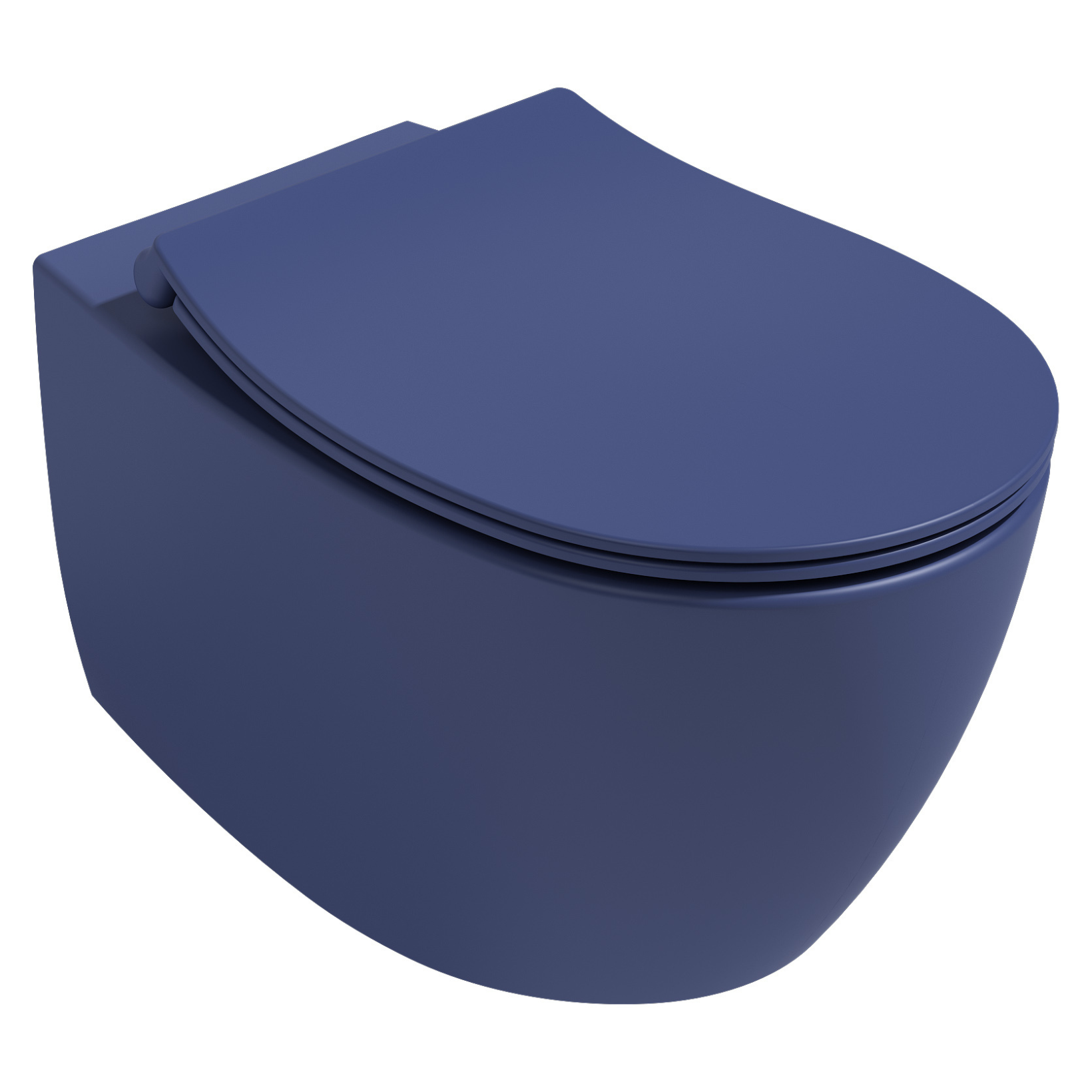 Isvea WC Suspendido con Inodoro Rimless Color Azul con Asiento ...
