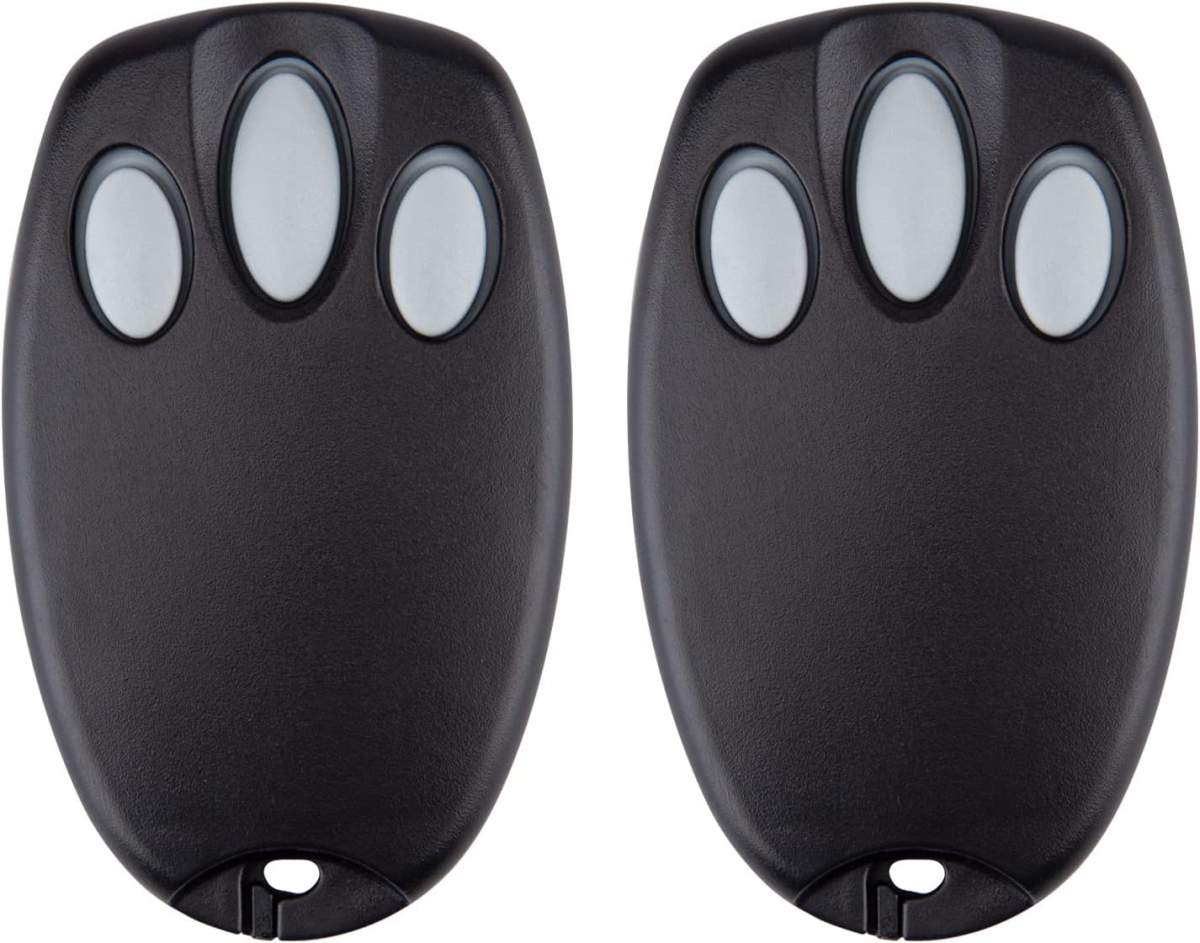 Lot de 2 émetteurs portatifs de rechange pour ouvre-portes de garage ...