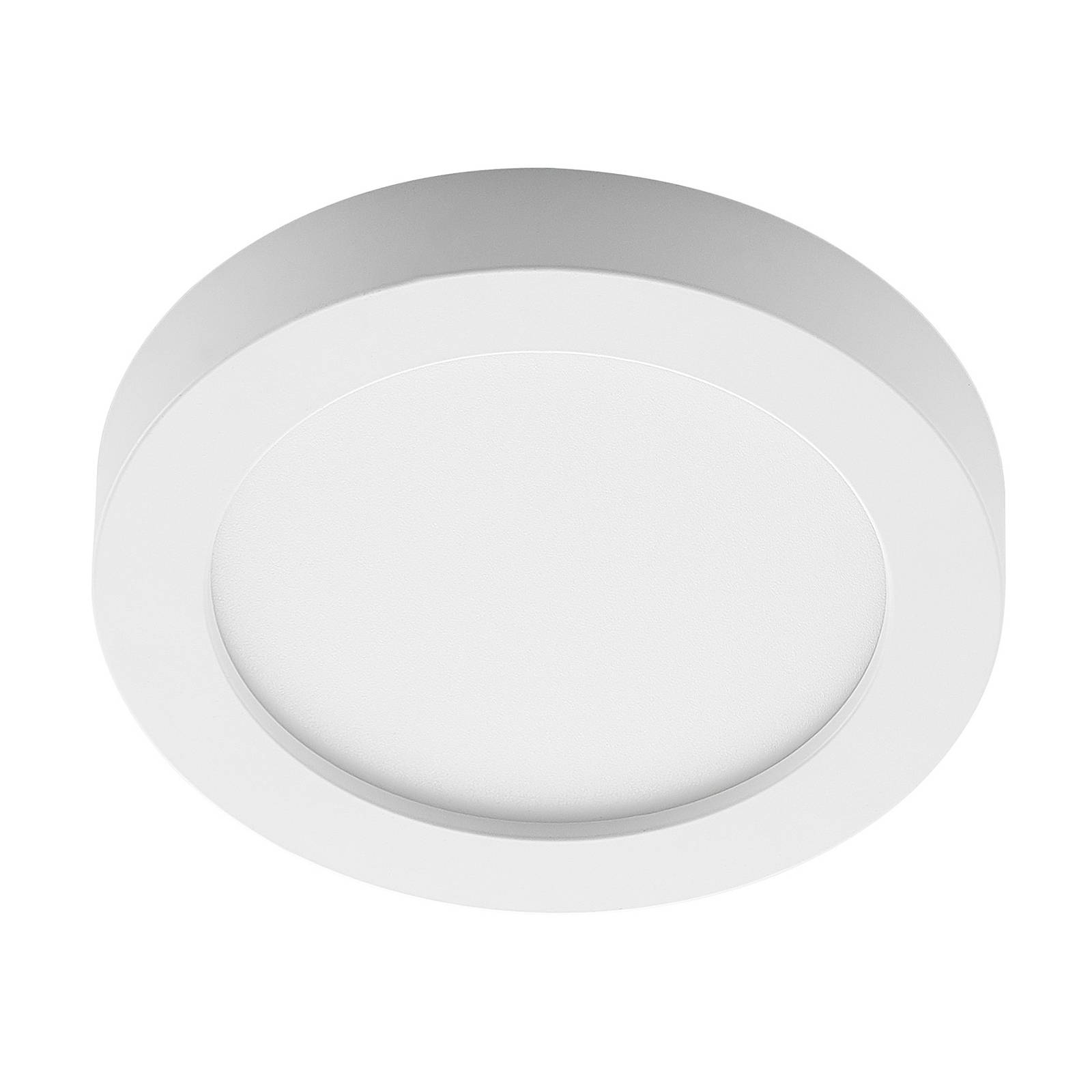 Prios Plafoniera LED Edwina, bianco, 23 cm, CCT, IP44, lampada LED ...