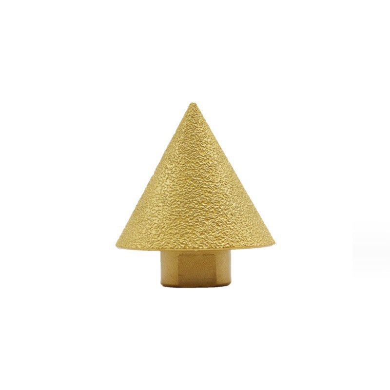 Outil de chanfreinage brasé à grain de diamant, Fraise à biseau rond ...