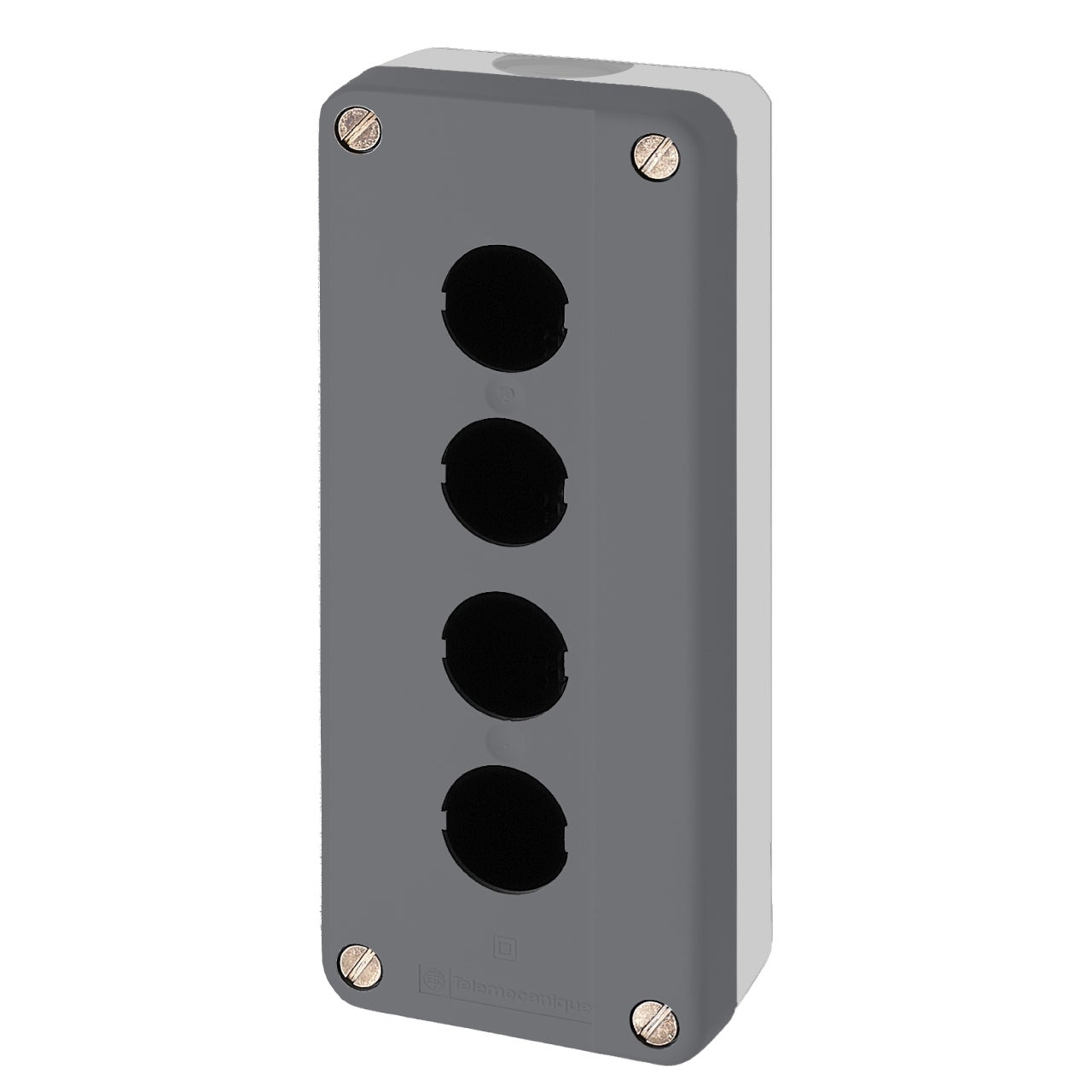 Boîte à boutons vide - harmony xald - pour xb5 - 4 trous - gris ...