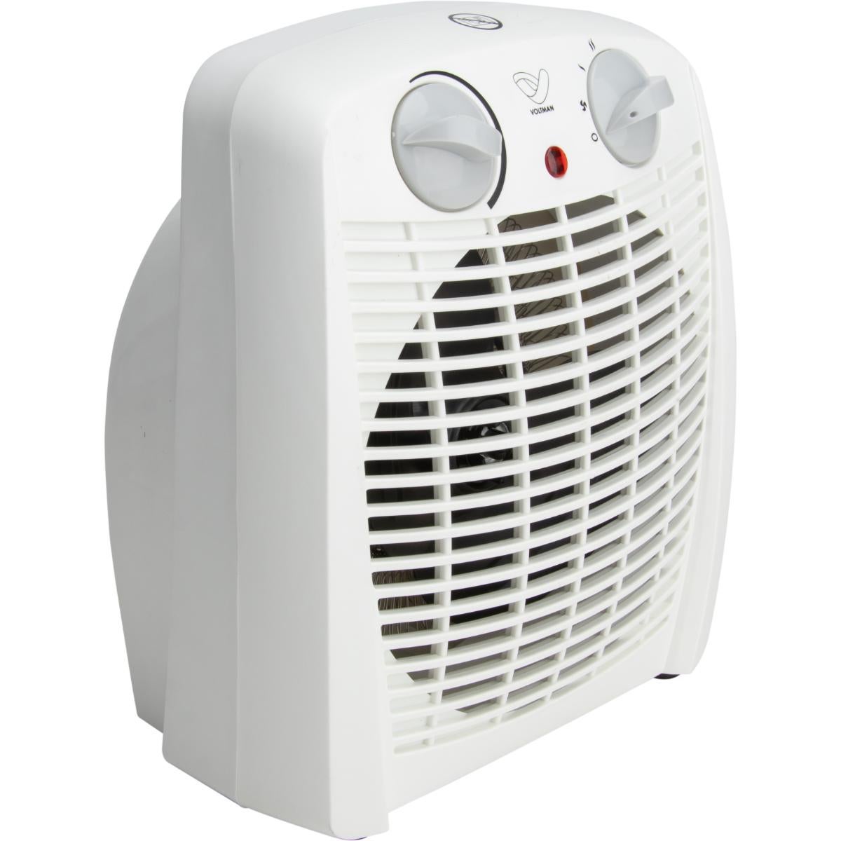 Radiateur soufflant portable 2000W - Blanc - Voltman | Leroy Merlin