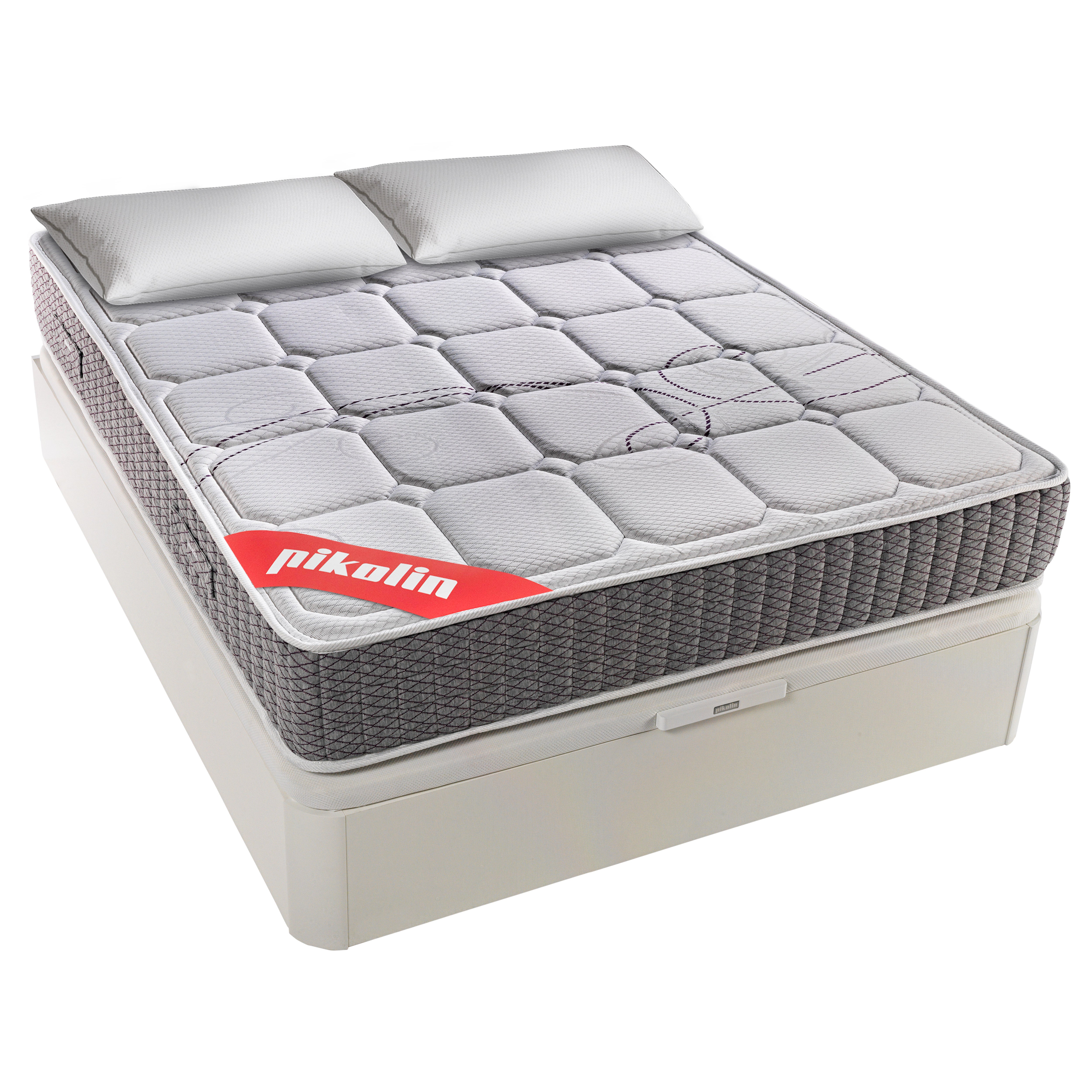 Pack descanso 160x200 PIKOLIN colchón Troas de muelles ensacados ...