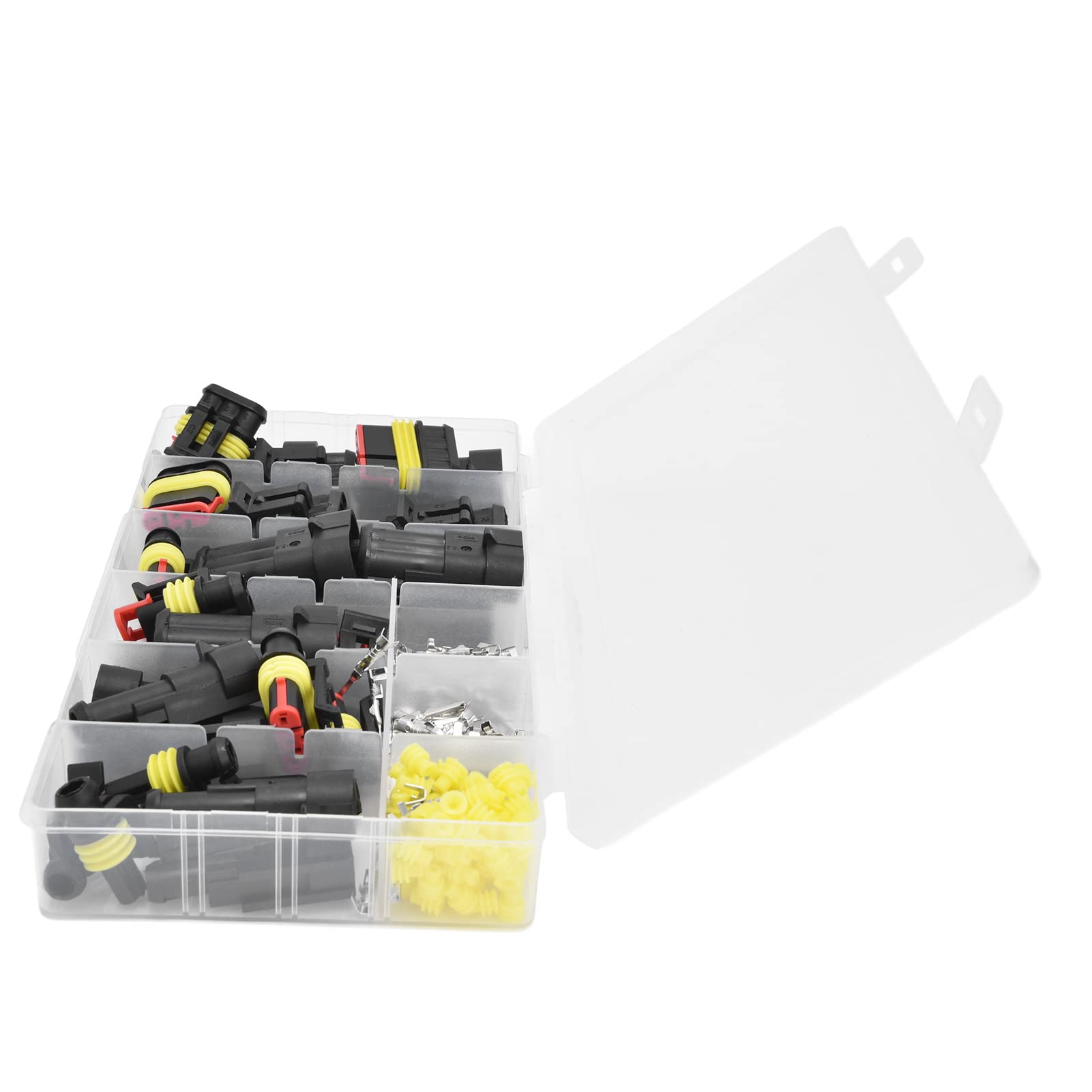 Kit de conectores de cables, terminales macho y hembra impermeables ...