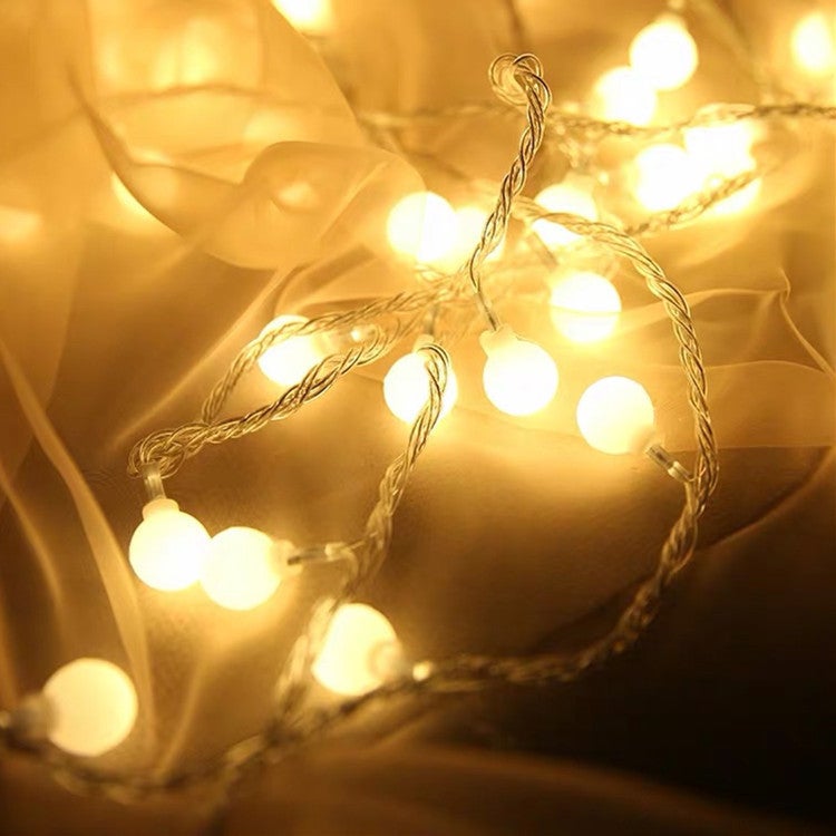 Tira de luz esférica, 10 metros, 80 LED, apta para uso interior y ...