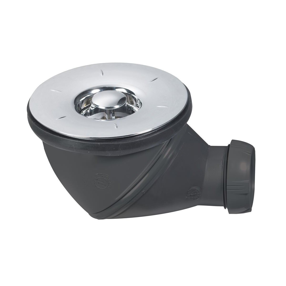 James Bonde De Douche D90 Avec Grille Chrome Sortie D40 Pro | Bricoman