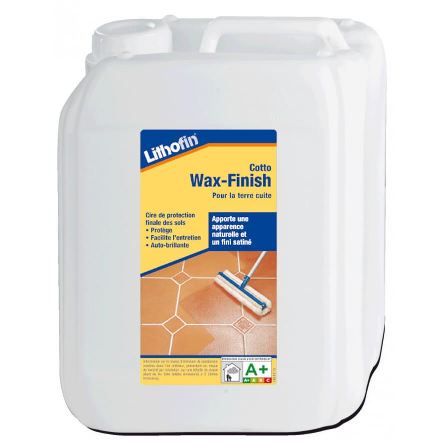 Lithofin Cotto Wax-finish 5 L - Vitrificateur Protecteur Terre Cuite ...