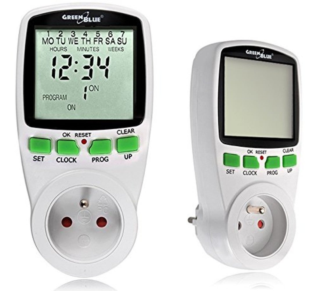 Programmateur numérique hebdomadaire (16 prog. / 7 j) - Greenblue | Leroy Merlin
