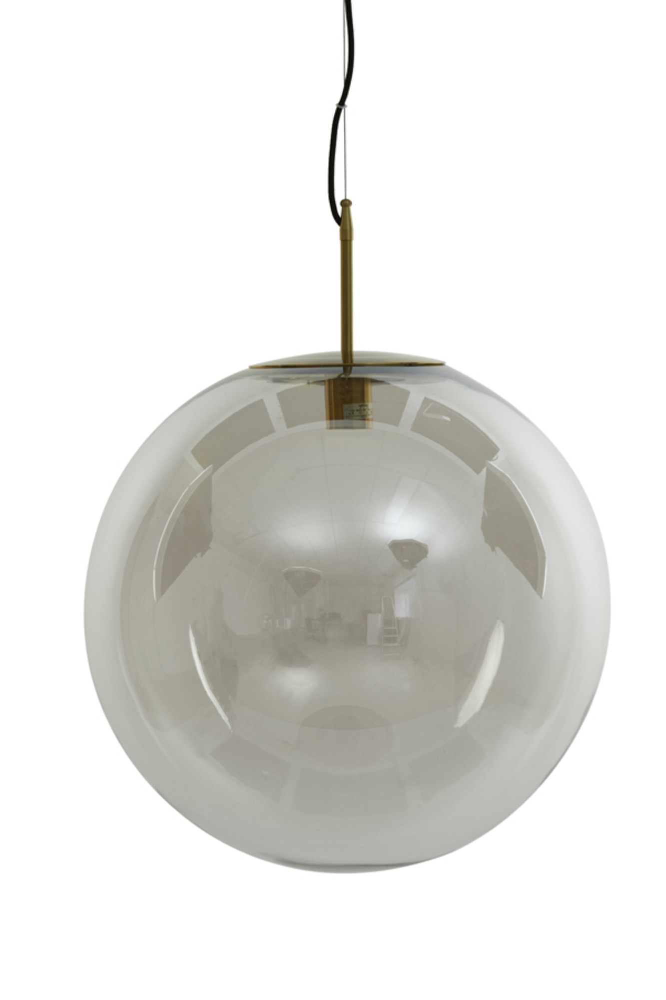 Light & Living - suspension - Medina - bronze - verre verre fumé - Ø ...