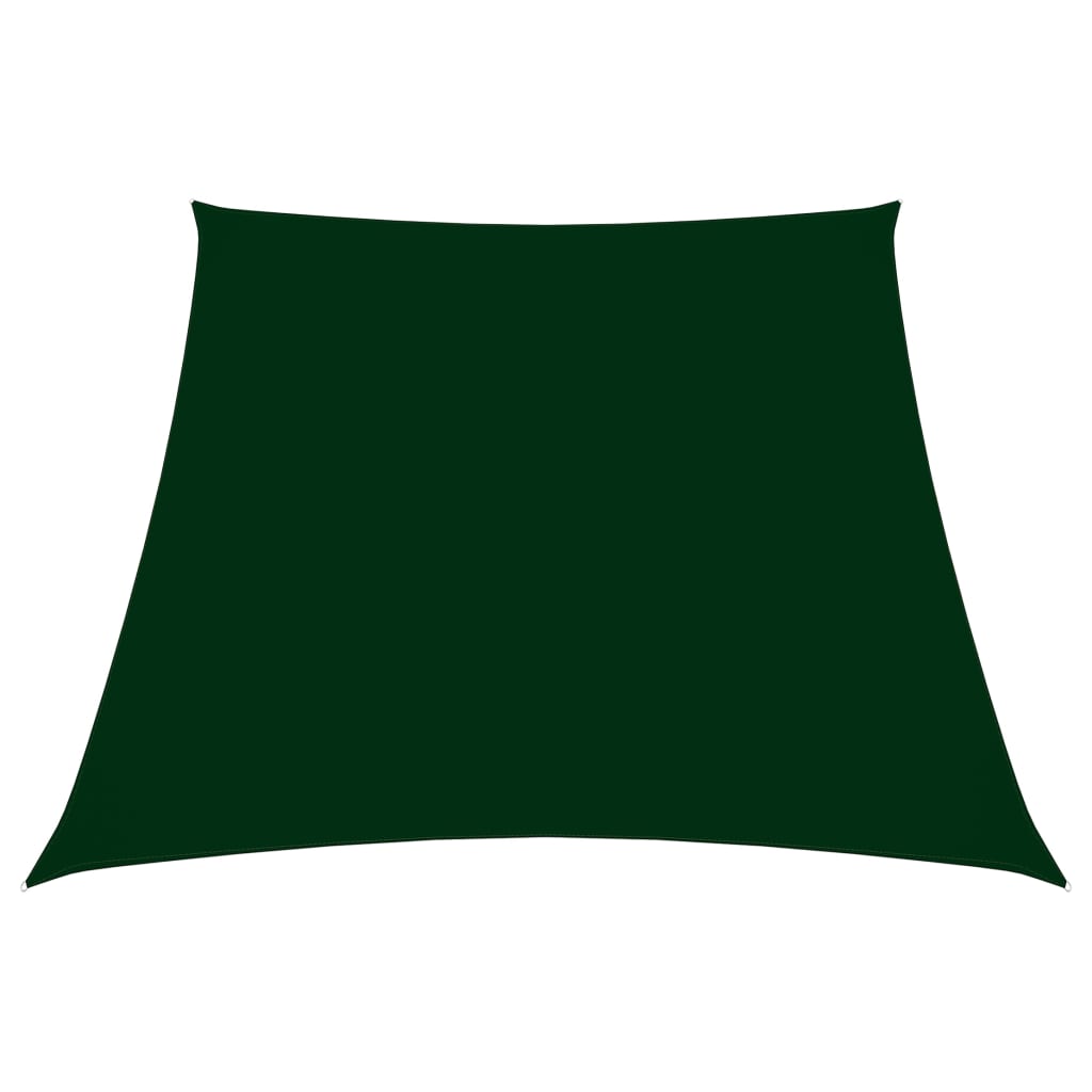VidaXL Toldo de vela tela oxford trapecio verde oscuro 2/4x3 m | Leroy ...