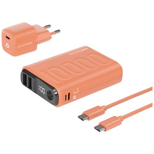 RealPower PB-10000 Power Pack Powerbank (batterie supplémentaire) 10000 ...