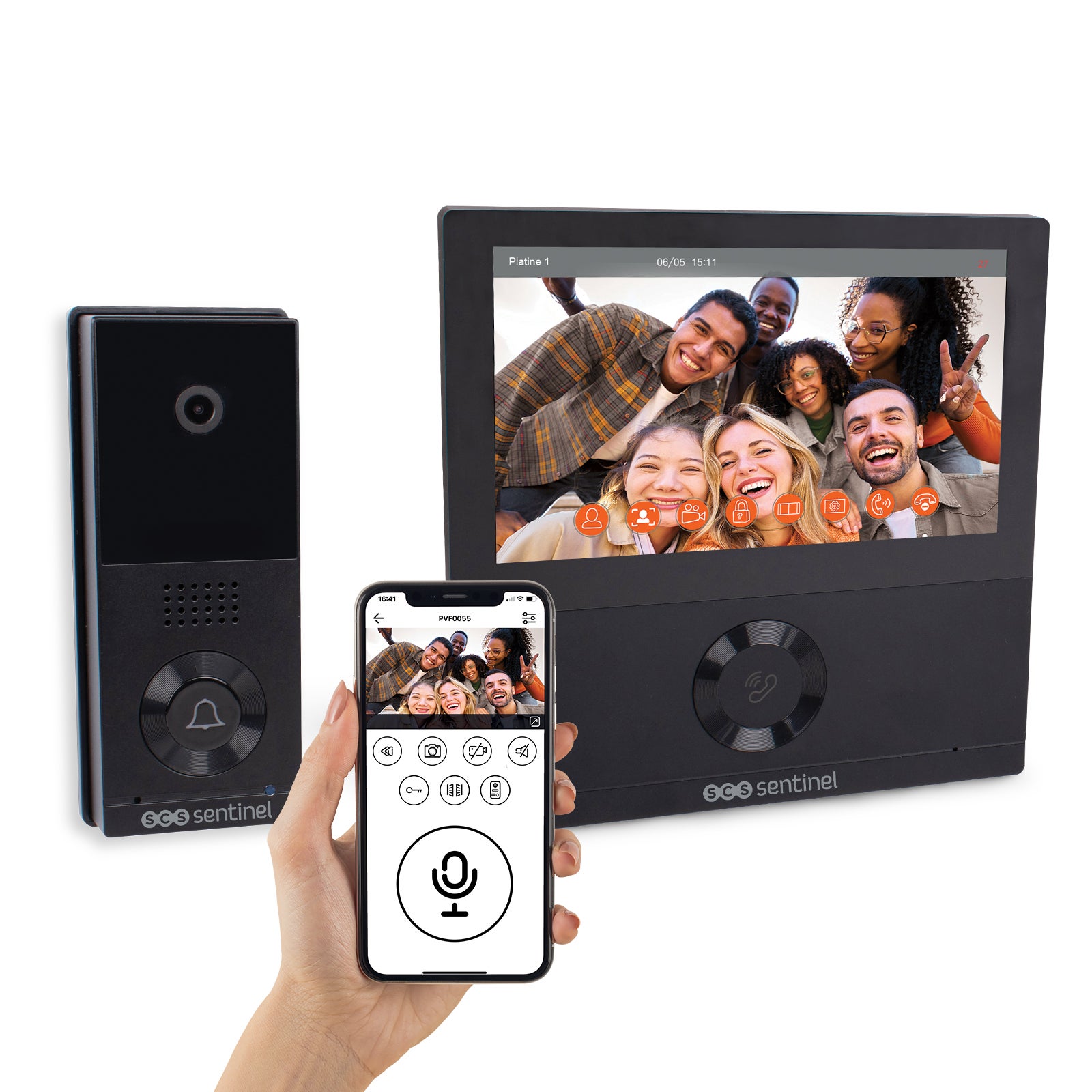 SCS SENTINEL - Videoportero inteligente con cable - VisioWifi 7 | Leroy ...