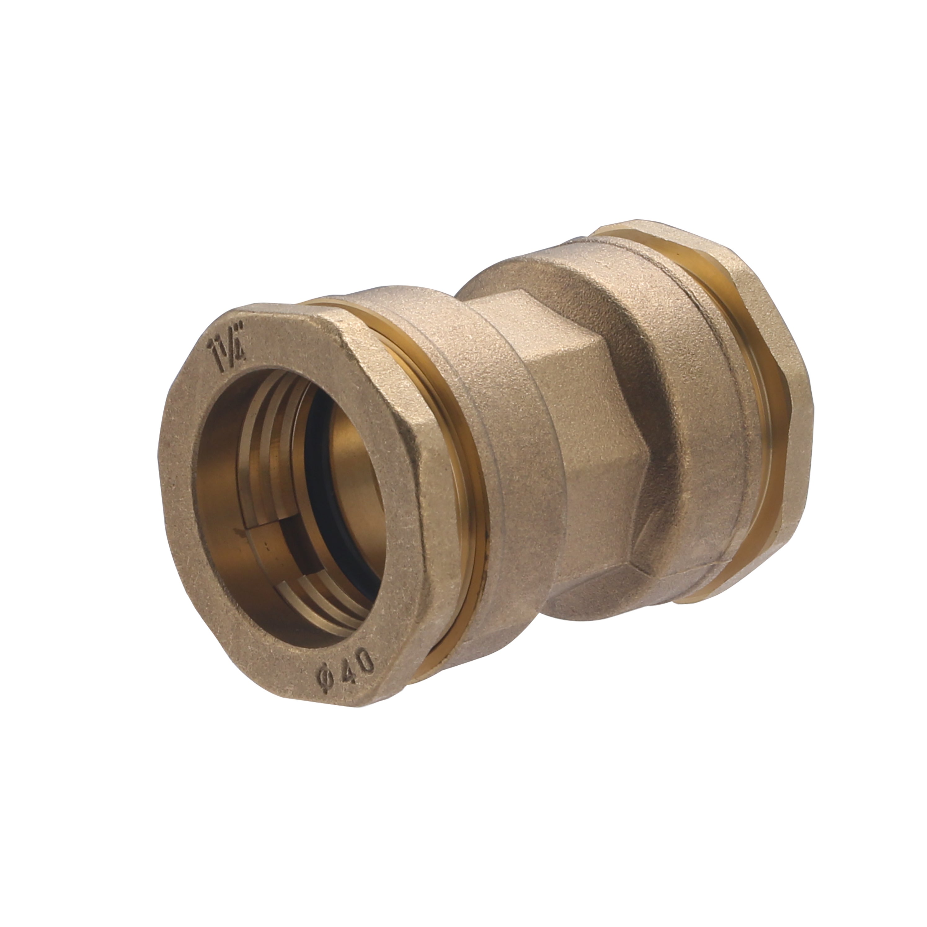 Raccord PE Laiton Jonction Egale Ø40 NOYON & THIEBAULT | Leroy Merlin