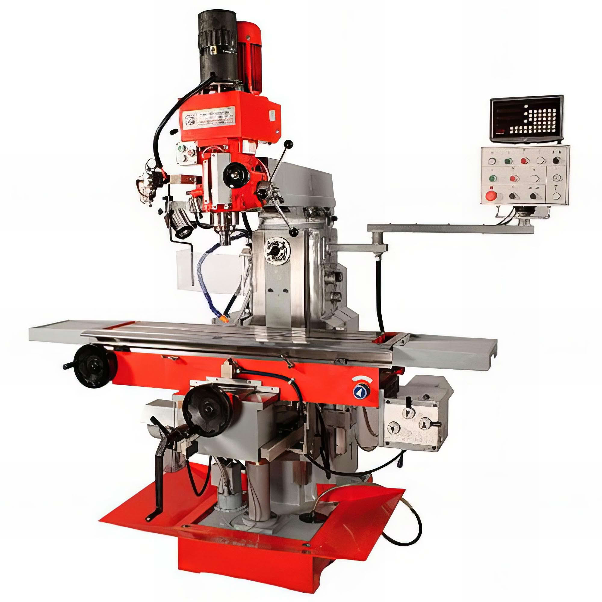 Fraiseuse verticale métal inclinable et horizontale numérique D. 50 mm ...