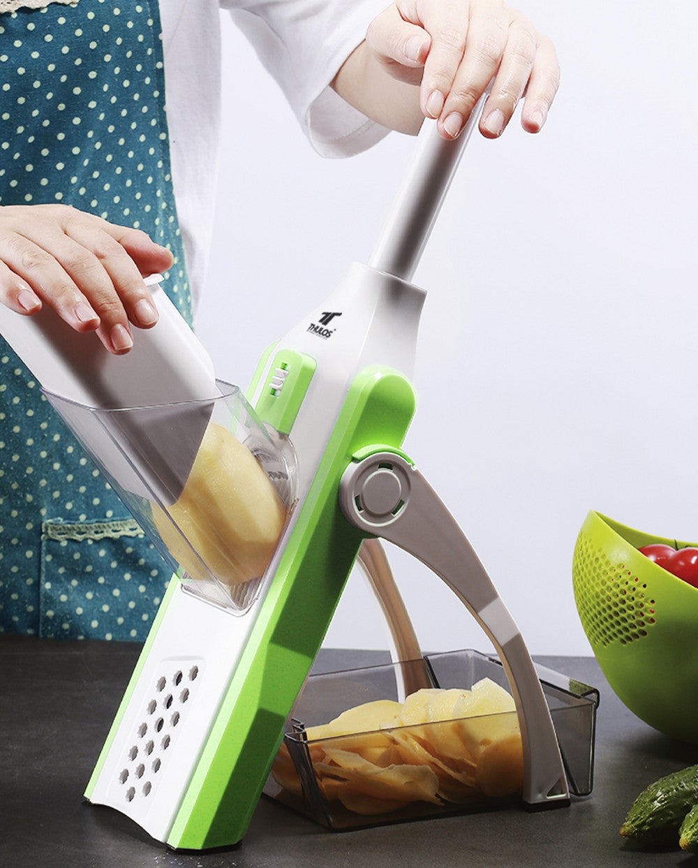 Mandolina de Cocina con Variedad de Cortes Facilita tu Preparación ...