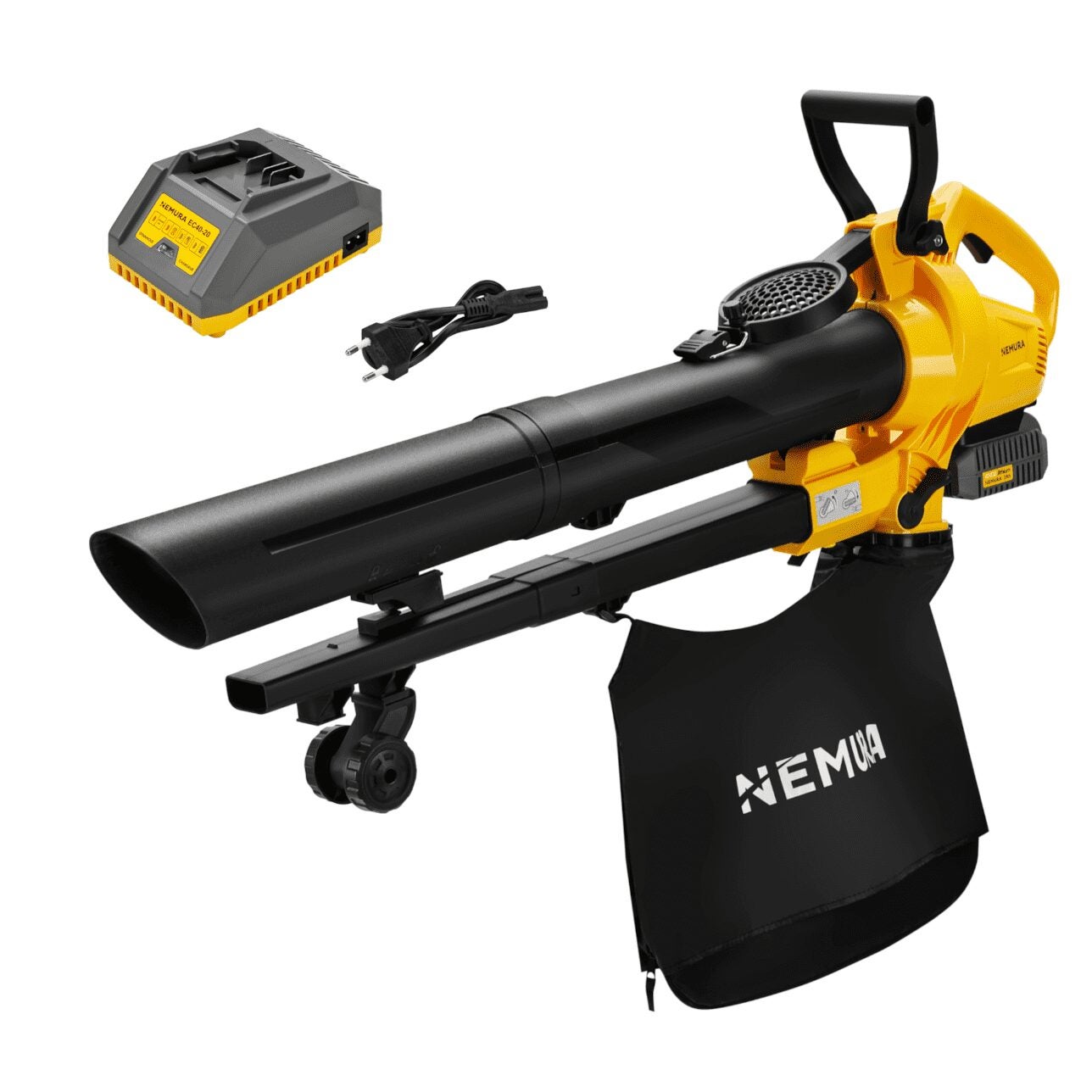 Nemura 40V Soffiatore / Aspiratore Trituratore + Batteria 2Ah ...