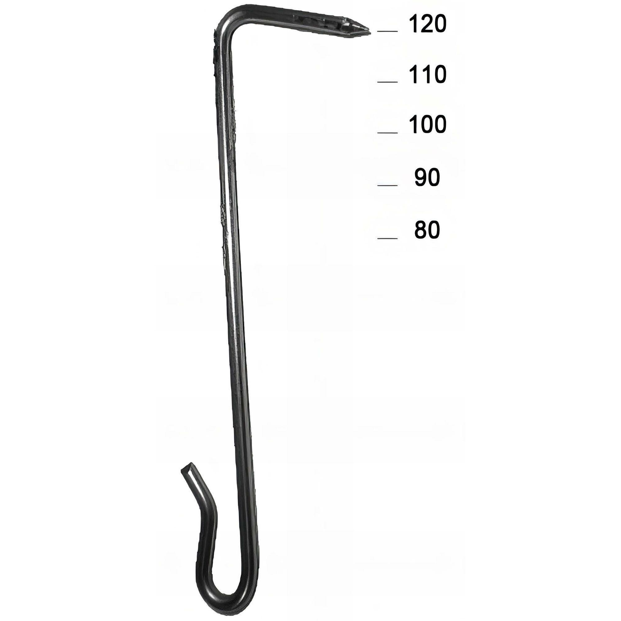 750 crochets d'ardoise en bandes D. 2,7 x L. 90 mm INOX 17% - HOOK0902 ...