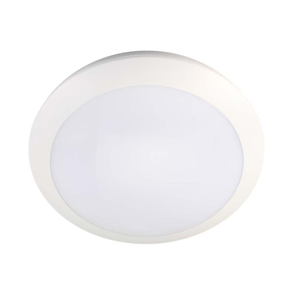 Lámpara de techo LED redondo de 20W con sensor de microondas d: 300mm h ...