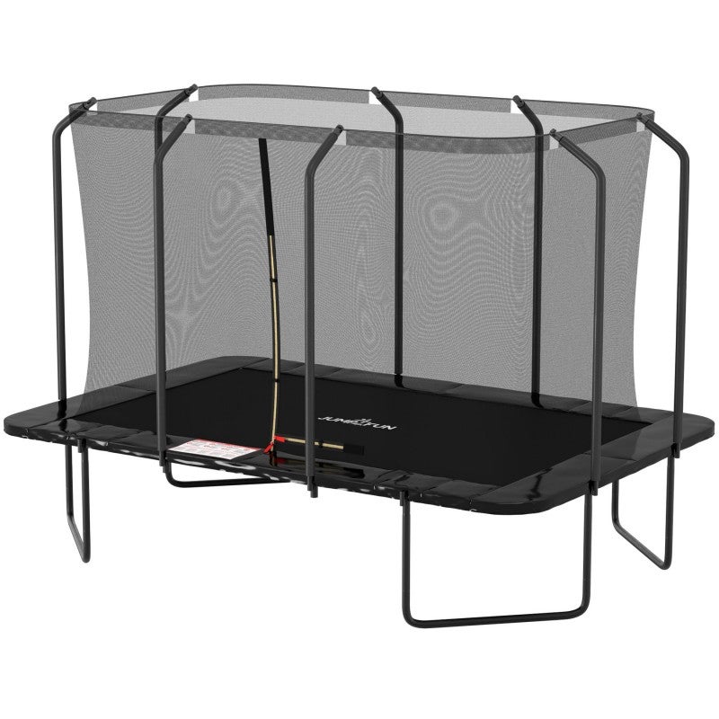 Trampoline extérieur Luxury Rectangle Noir - 244x366cm - avec Echelle ...