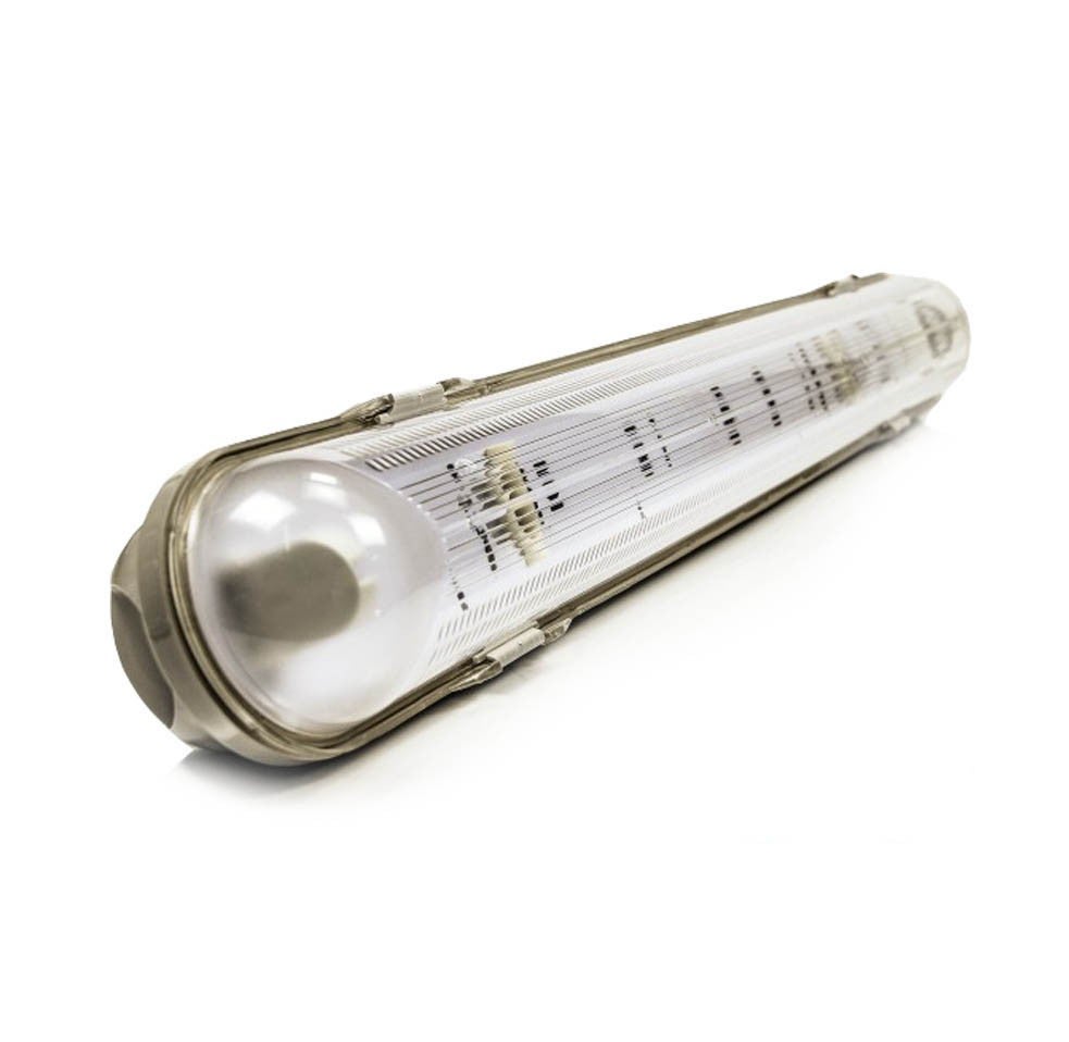 12 cajas estancas IP65 150cm para 1 tubo LED T8 | Leroy Merlin