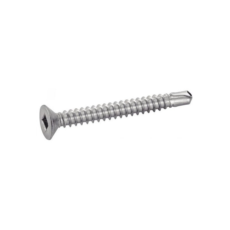 Vis autoperceuse tête fraisée carrée inox A2 DIN 7504 O 4.8X25 boite de ...